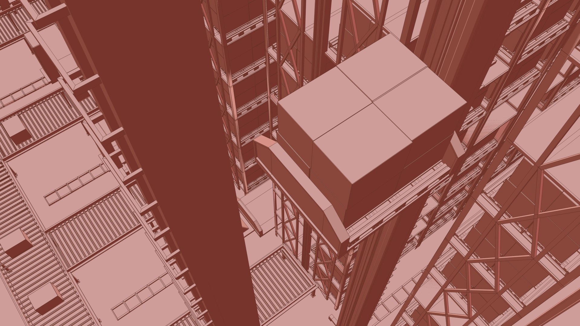 3D ASRS Warehouse - AGV - TurboSquid 2349146