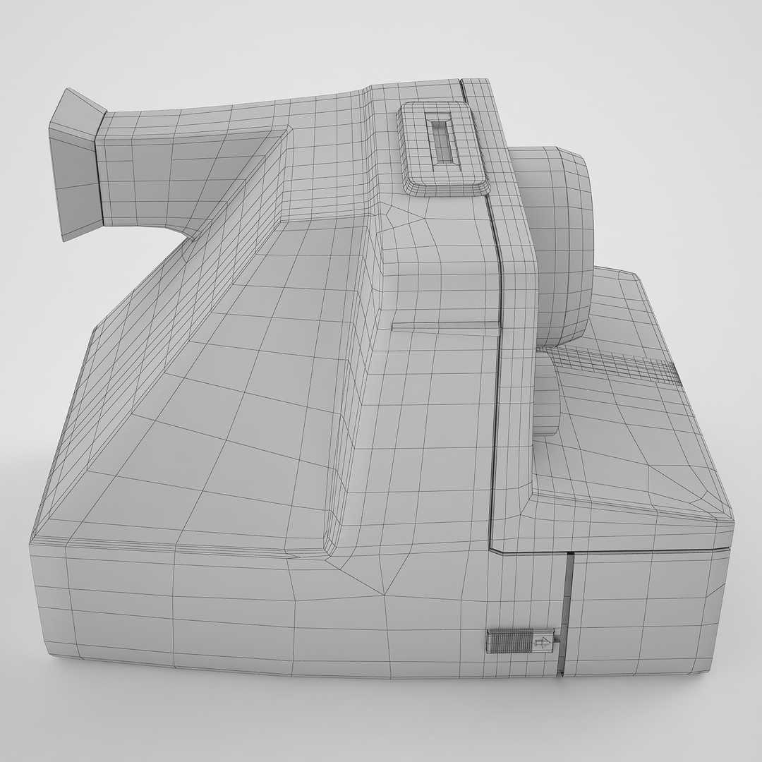 polaroid camera 3d model