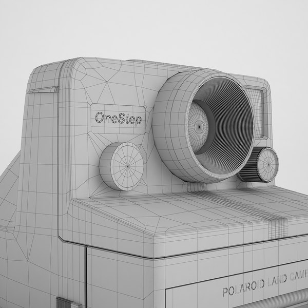 polaroid camera 3d model
