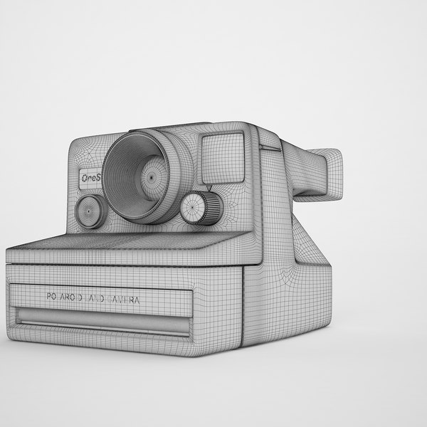 polaroid camera 3d model