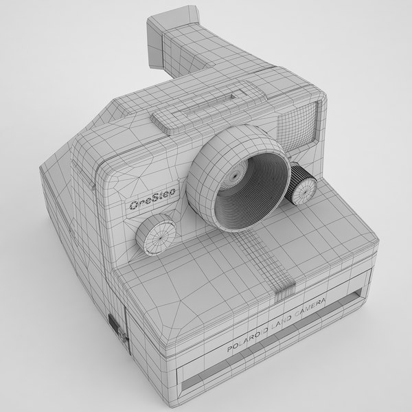 polaroid camera 3d model