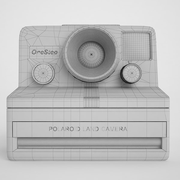 polaroid camera 3d model
