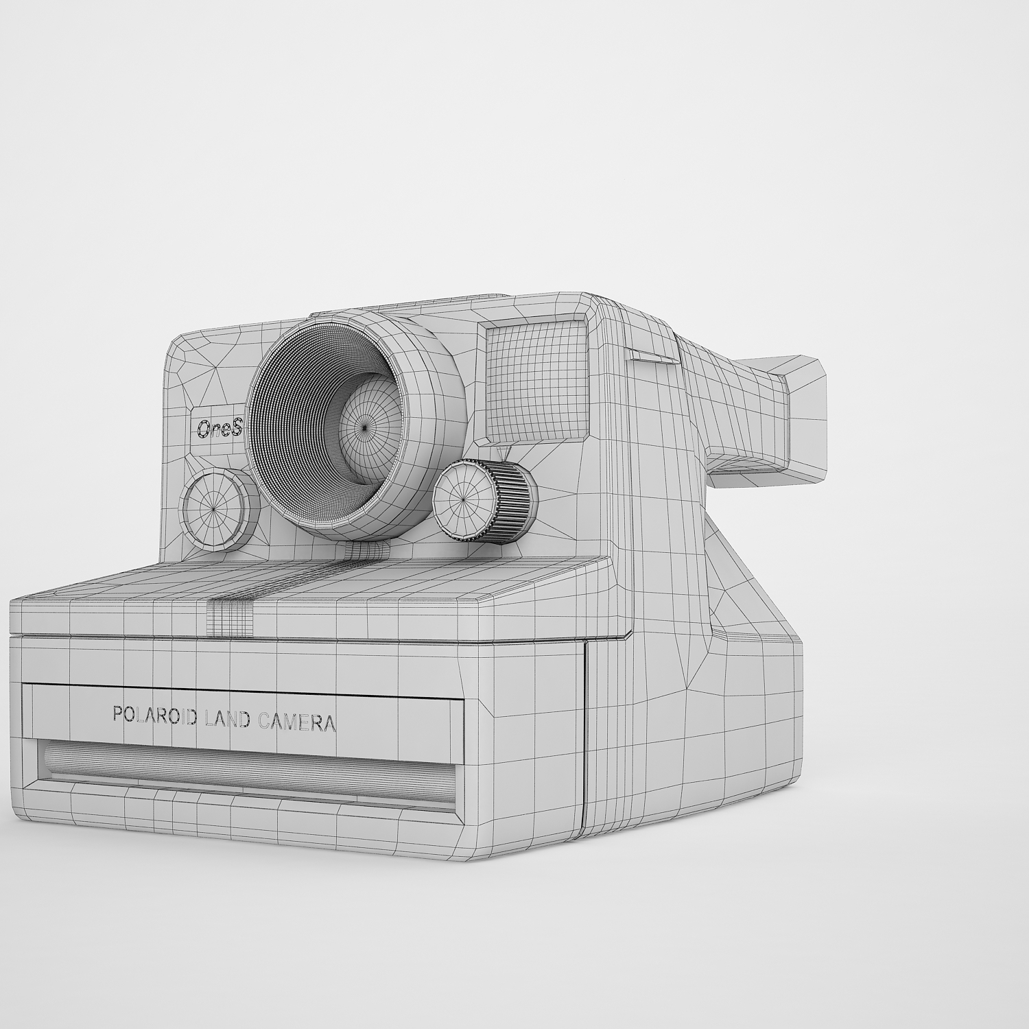 polaroid camera 3d model