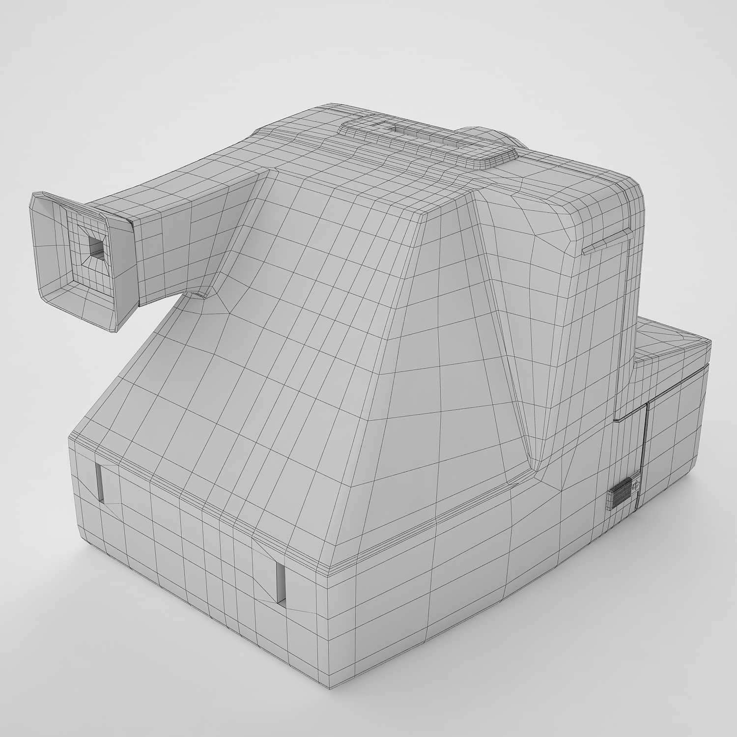 polaroid camera 3d model
