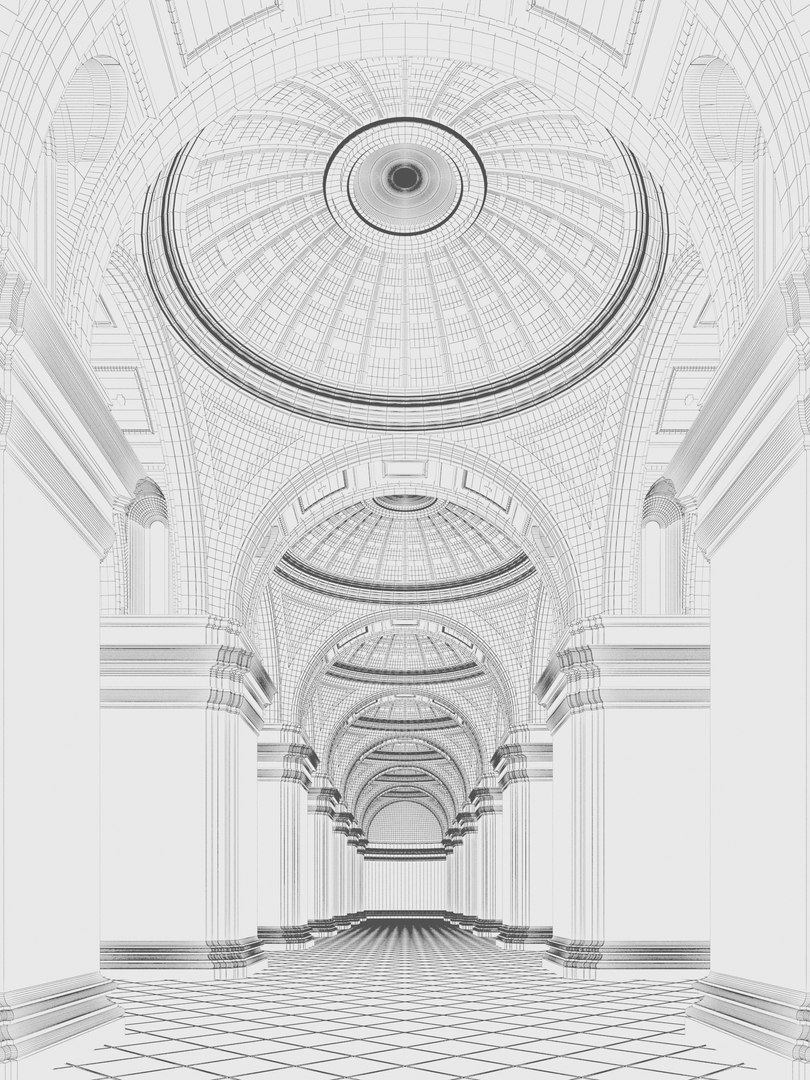 3D Hall Interior Model - TurboSquid 1305759