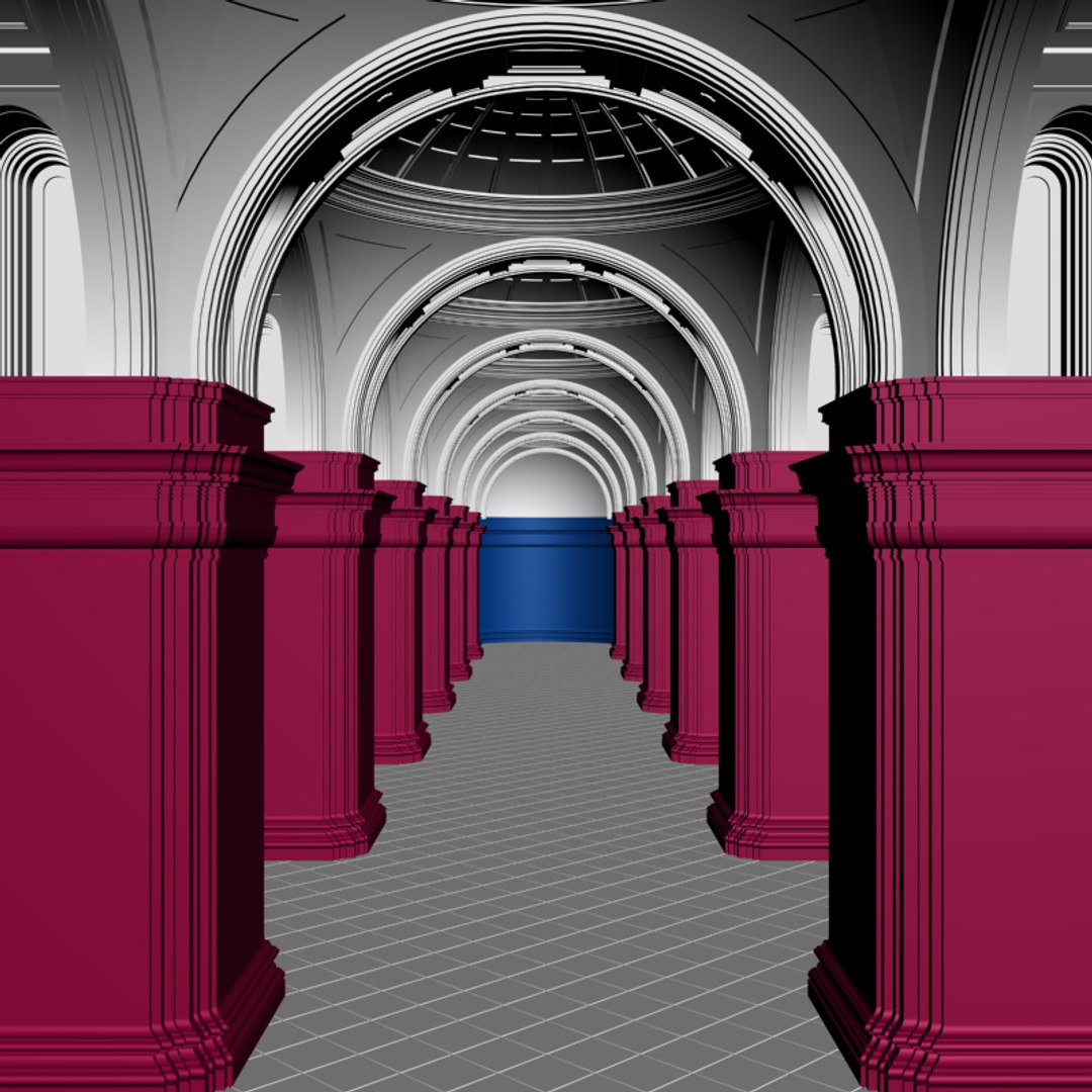 3D Hall Interior Model - TurboSquid 1305759