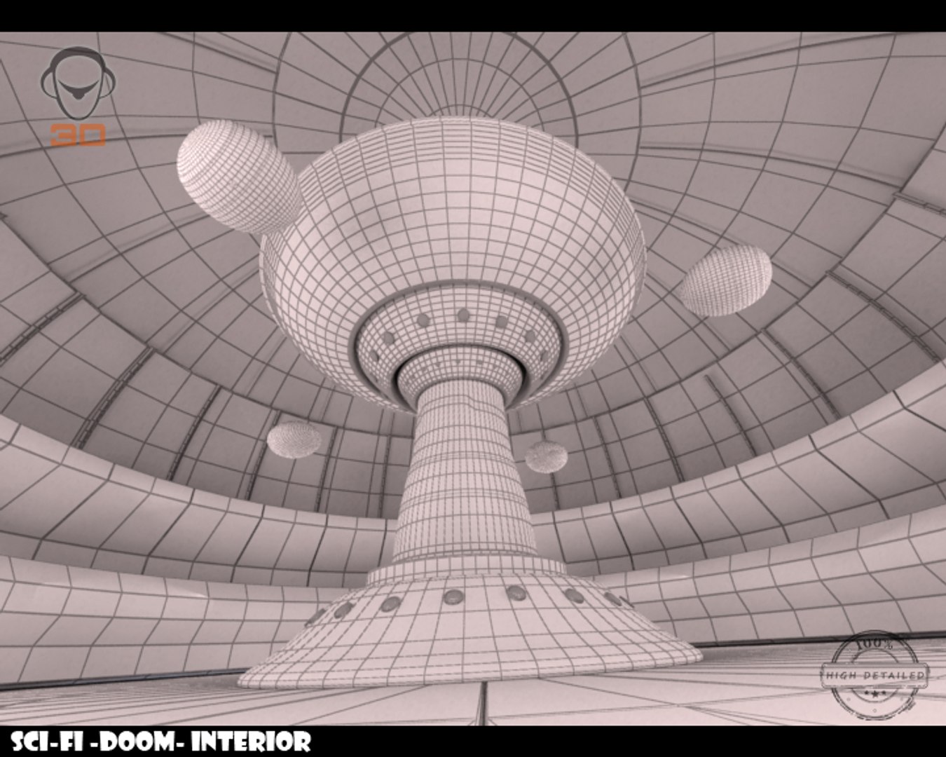 Doom Interior Sci 3d Model