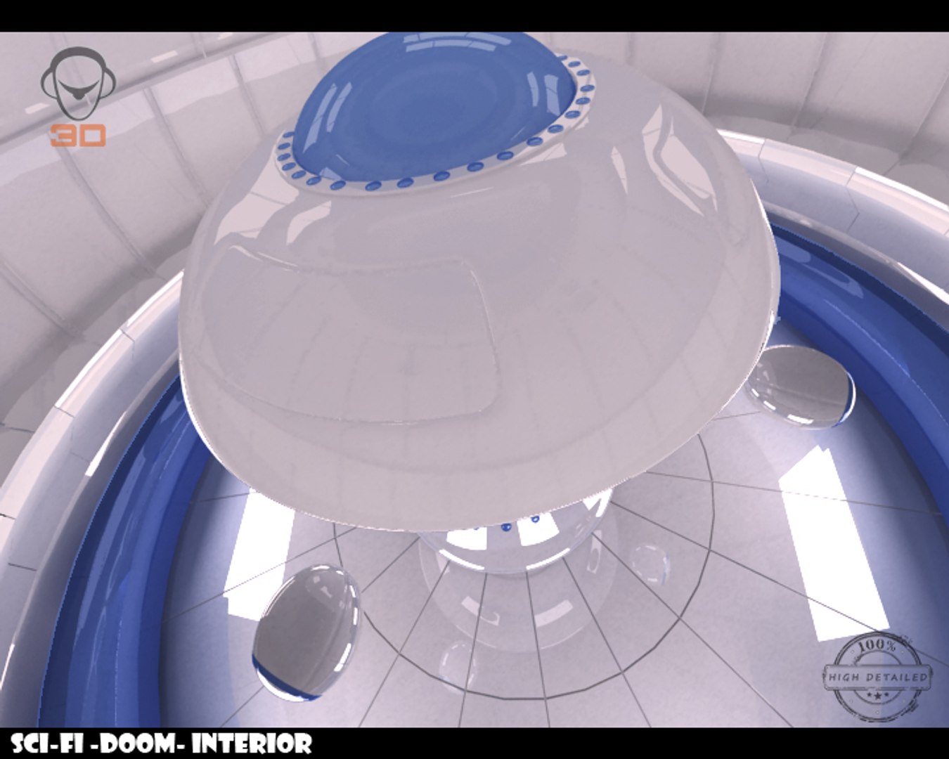 Doom Interior Sci 3d Model