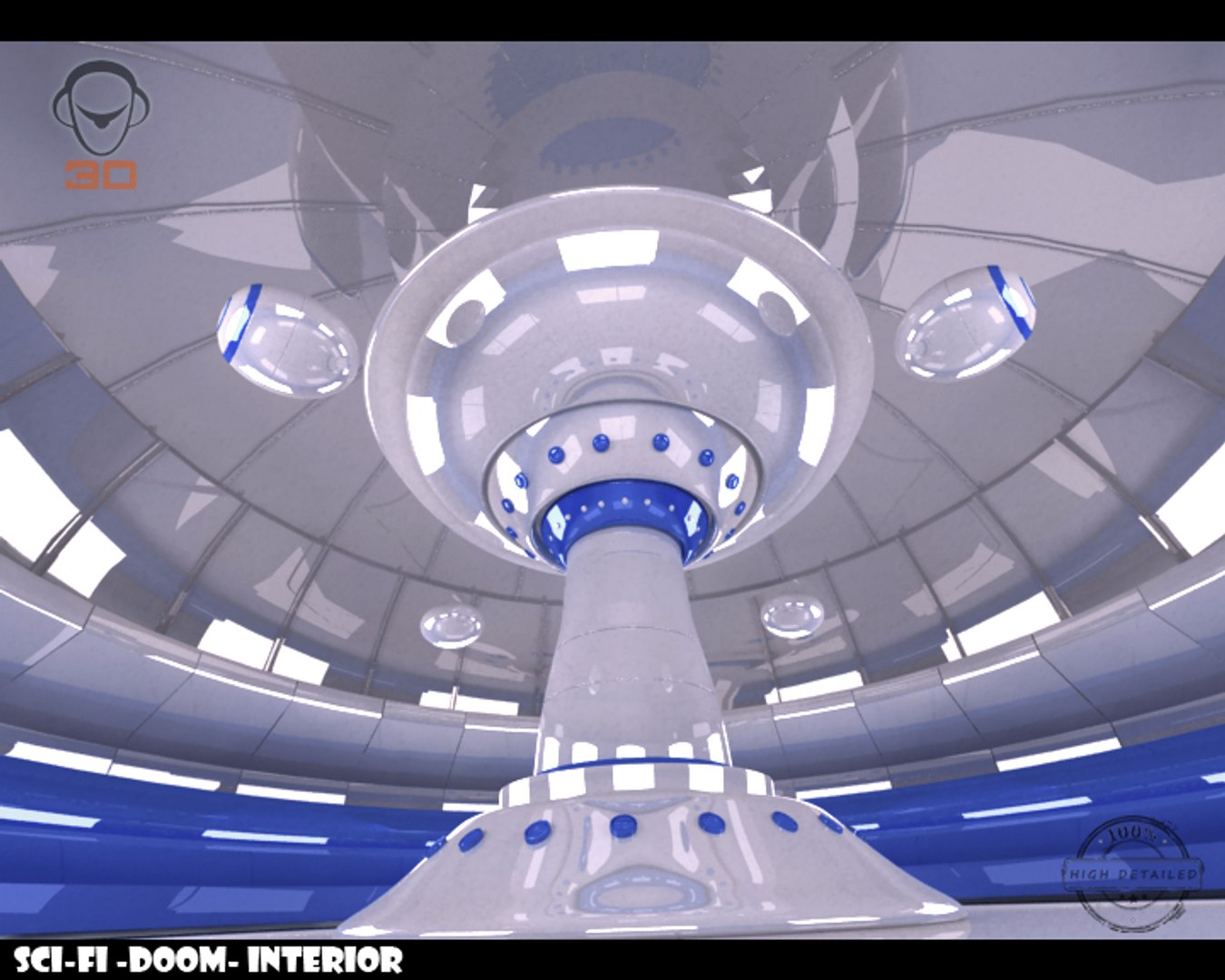 Doom Interior Sci 3d Model