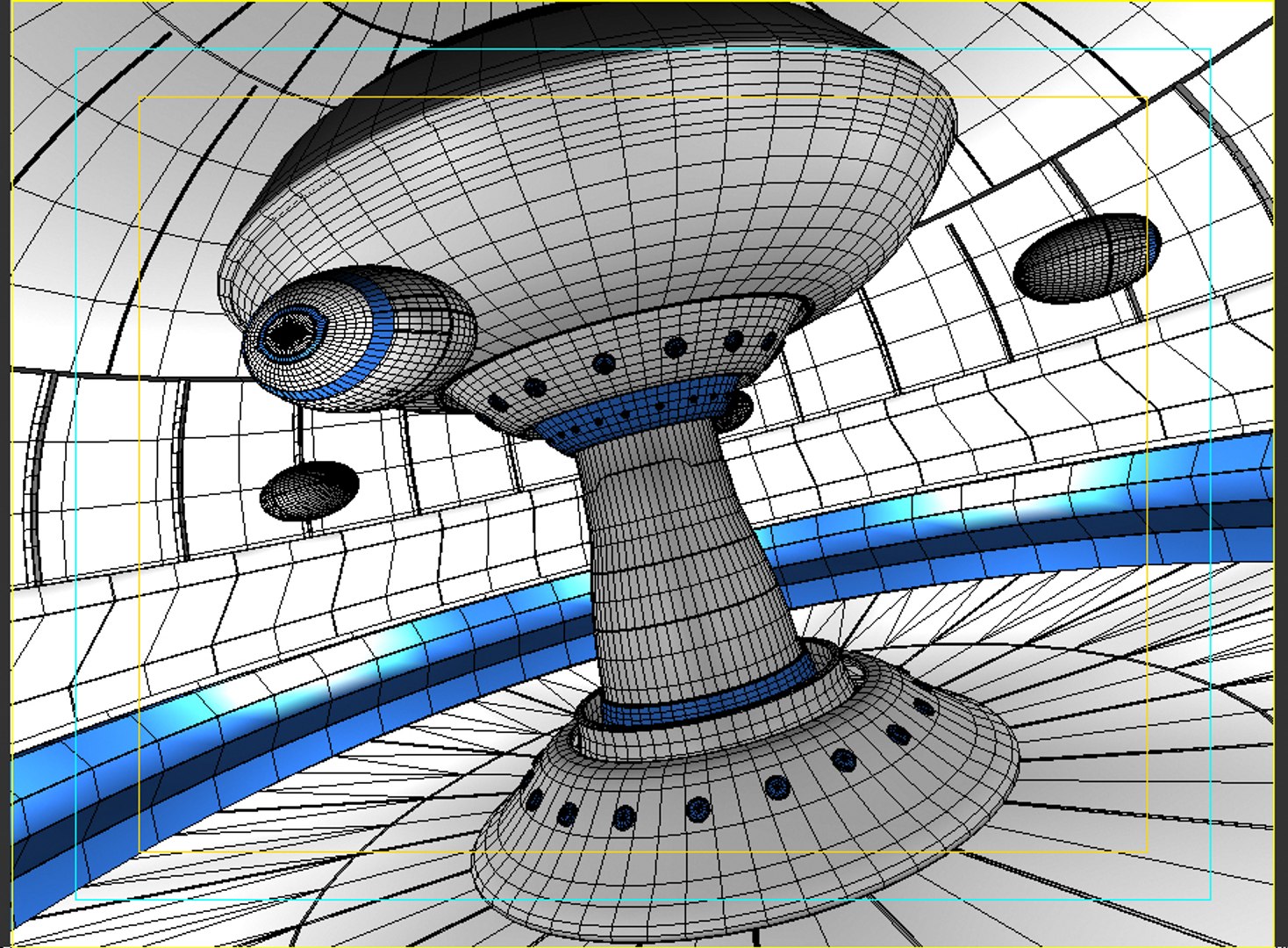 Doom Interior Sci 3d Model