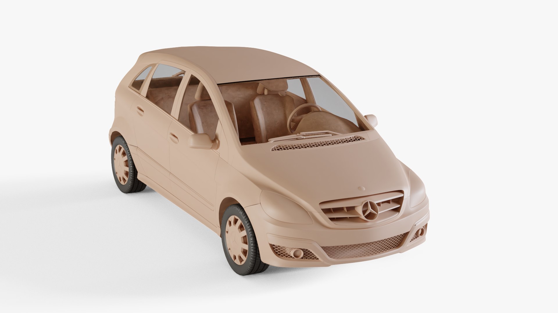 modelo 3d 2010 Mercedes-Benz B-Class - TurboSquid 1723353