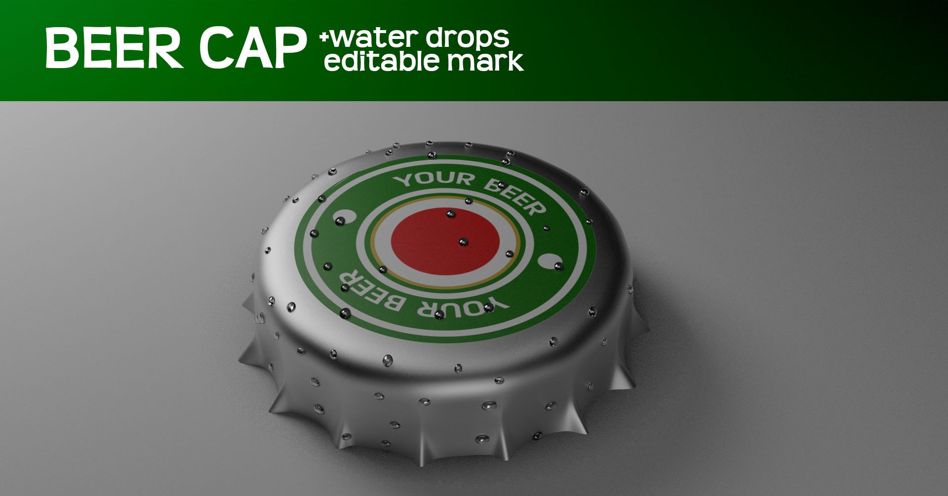 Beer Cap 3d Model
