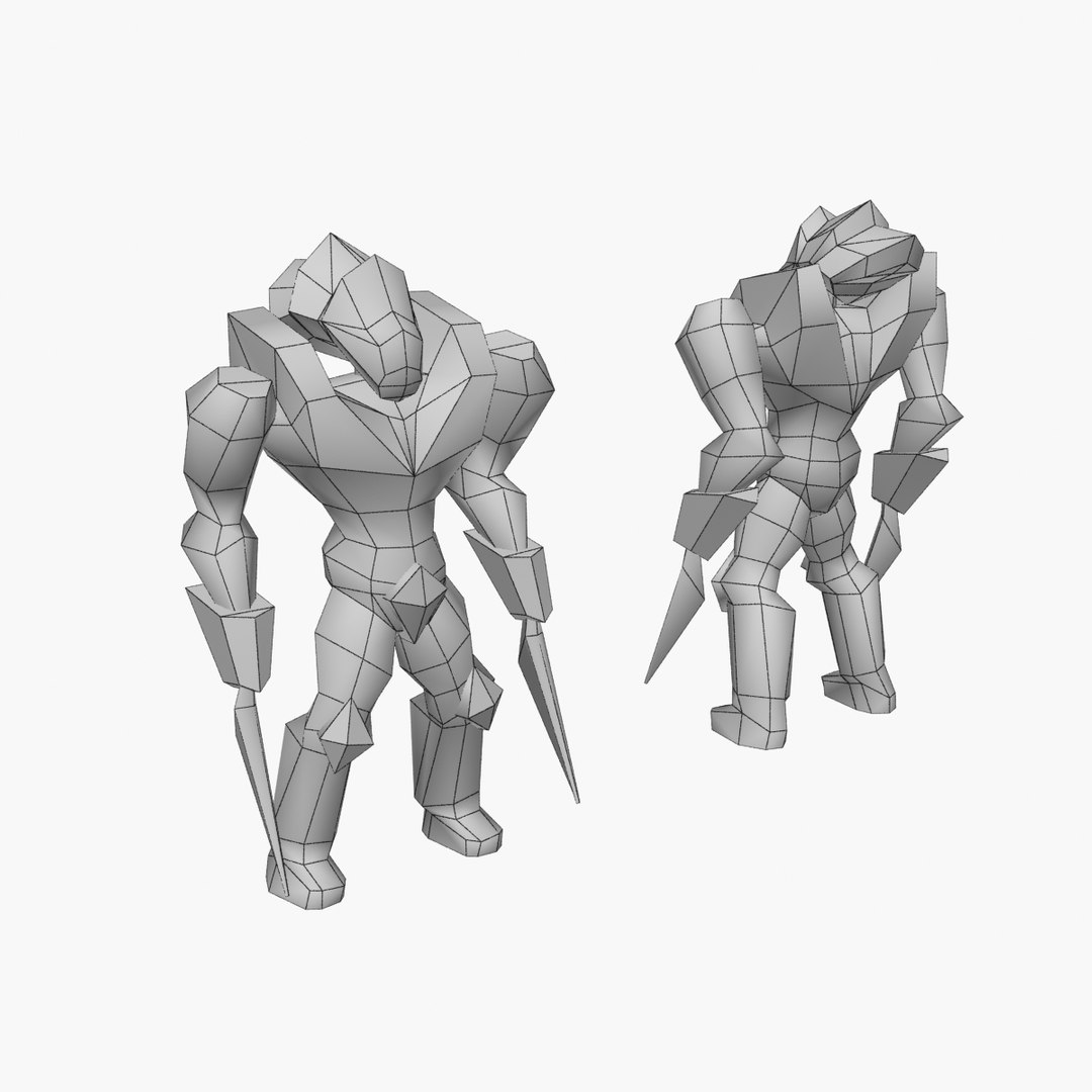 Robot Slasher Animation 3D - TurboSquid 1338365