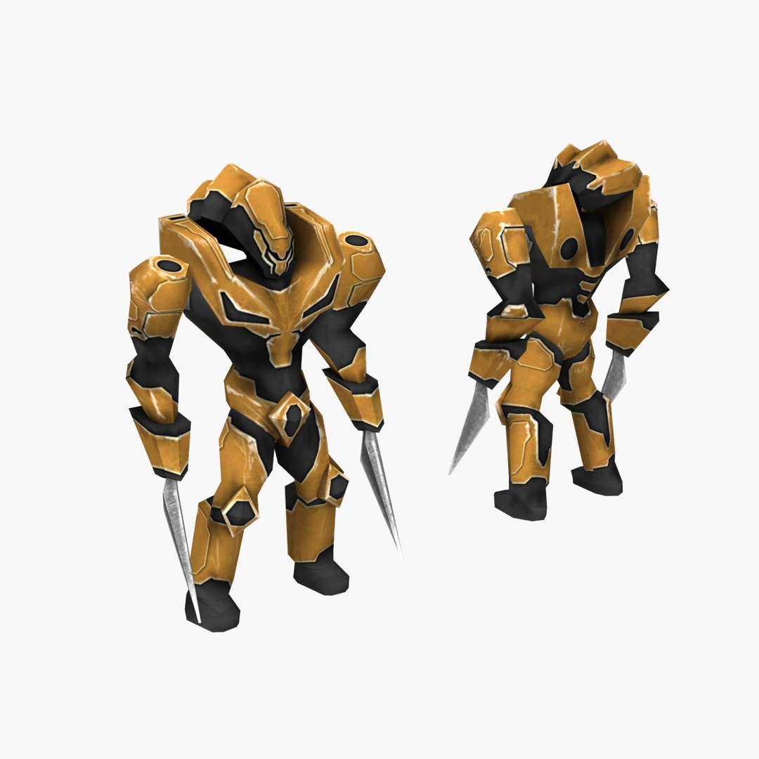 Robot Slasher Animation 3D - TurboSquid 1338365