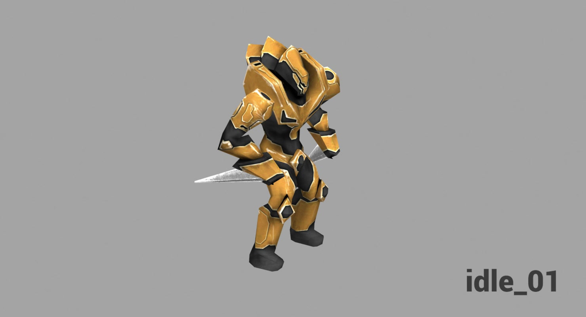 Robot Slasher Animation 3D - TurboSquid 1338365