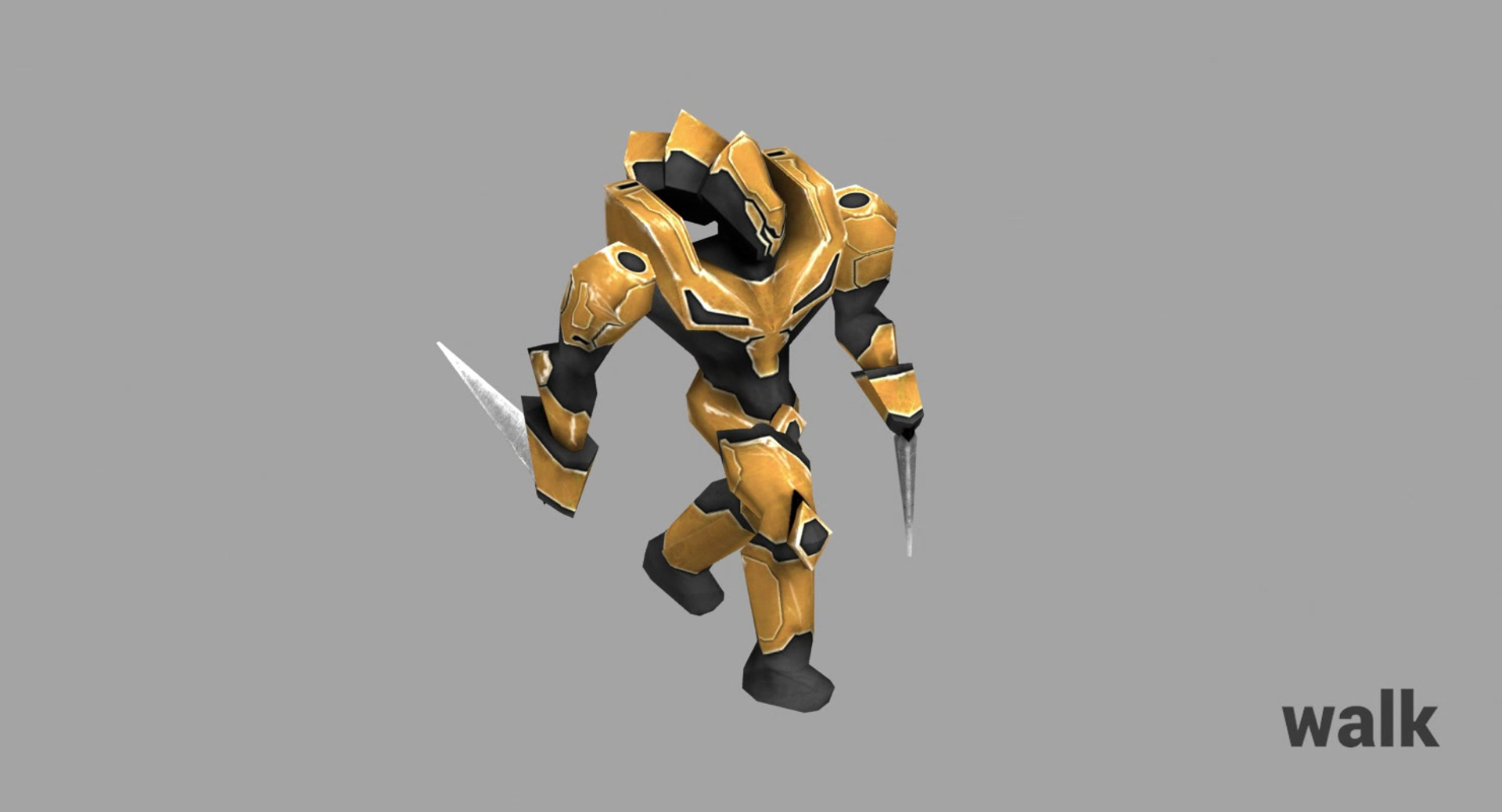 Robot Slasher Animation 3D - TurboSquid 1338365