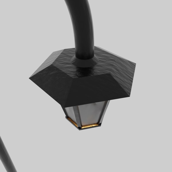 3D rustic street lamp - TurboSquid 1562361