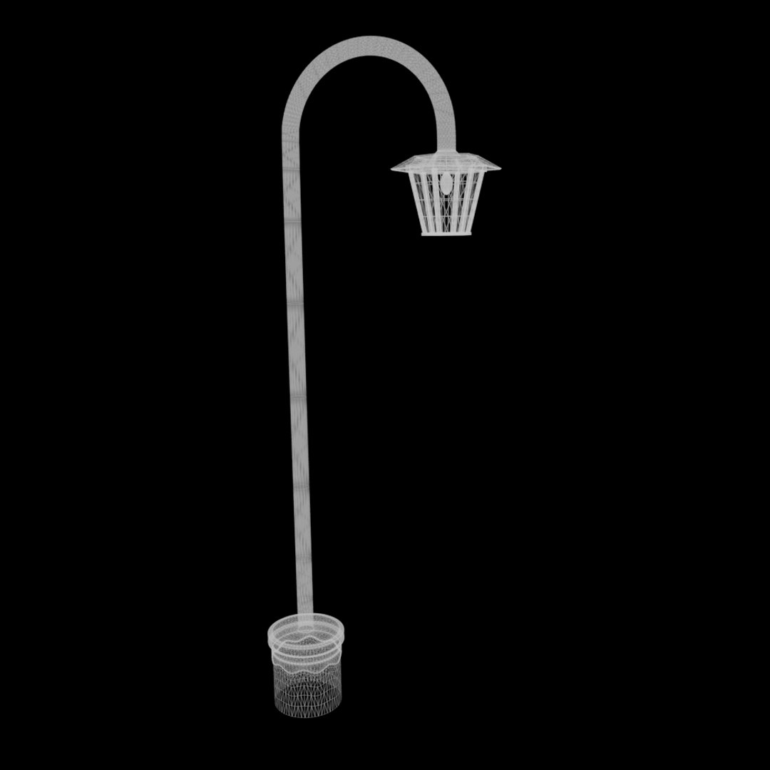 3D Rustic Street Lamp - TurboSquid 1562361