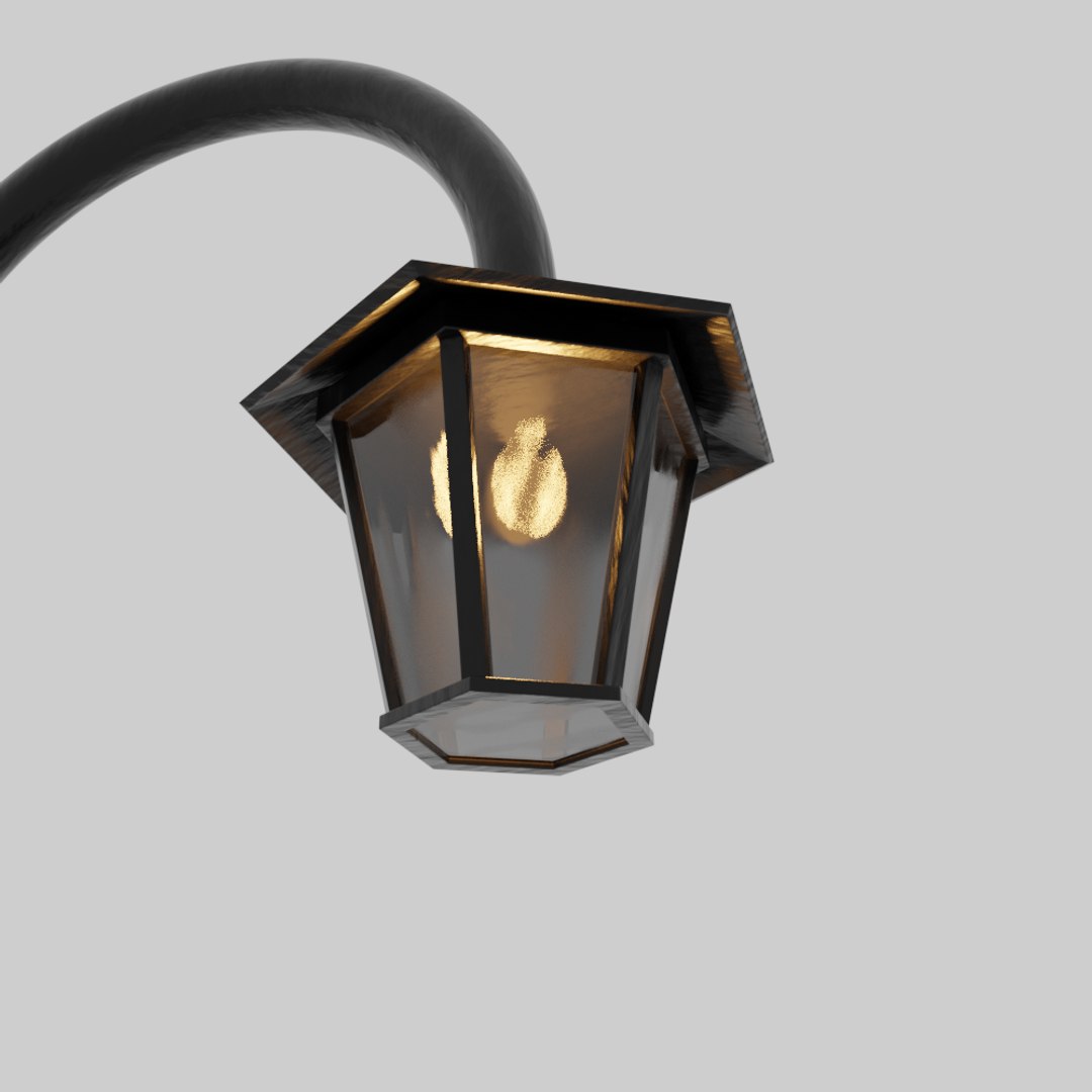 3D Rustic Street Lamp - TurboSquid 1562361
