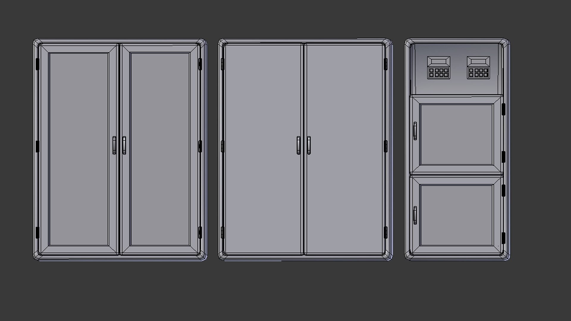 Metal Cabinets Obj
