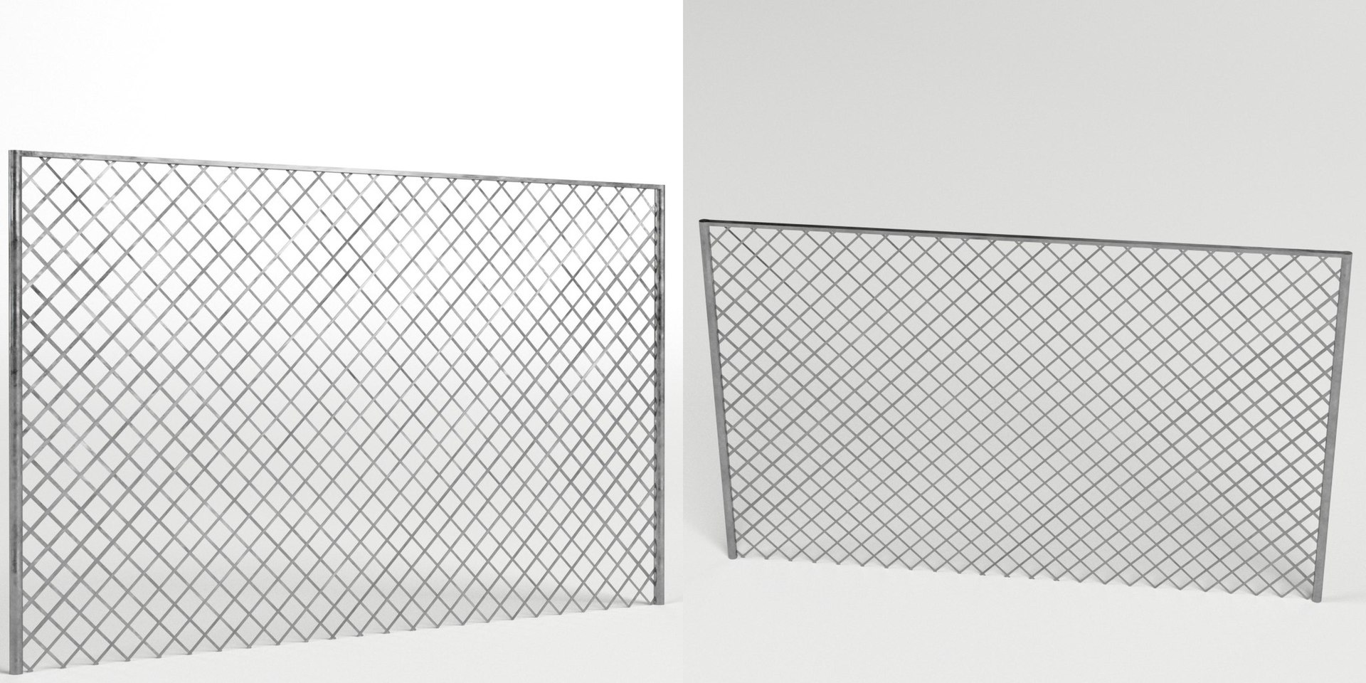 Chain Link Fence 3d Model