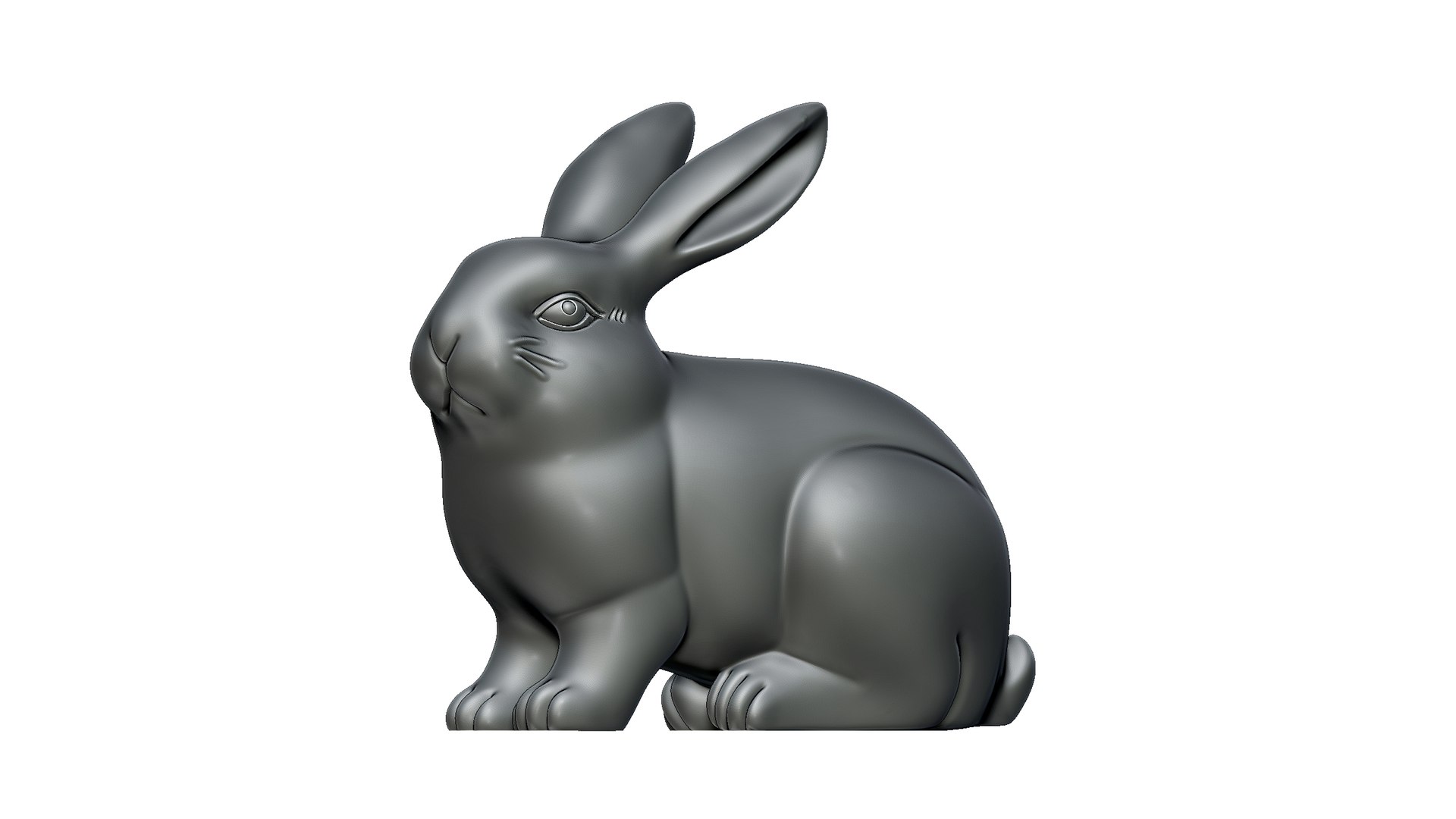 3D Rabbit Bunny 3D Print Model Model - TurboSquid 2283130