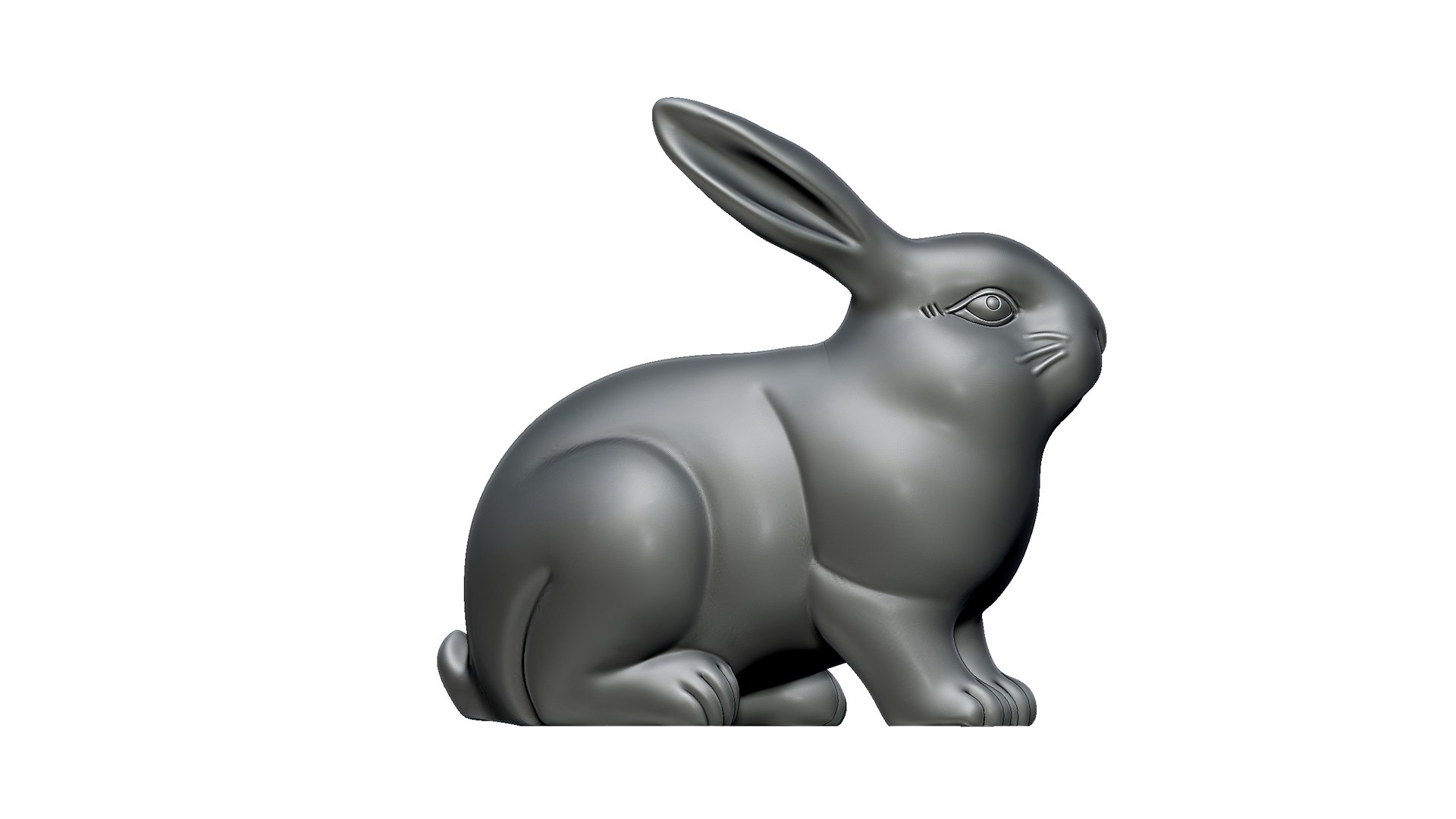 3D Rabbit Bunny 3D Print Model Model - TurboSquid 2283130