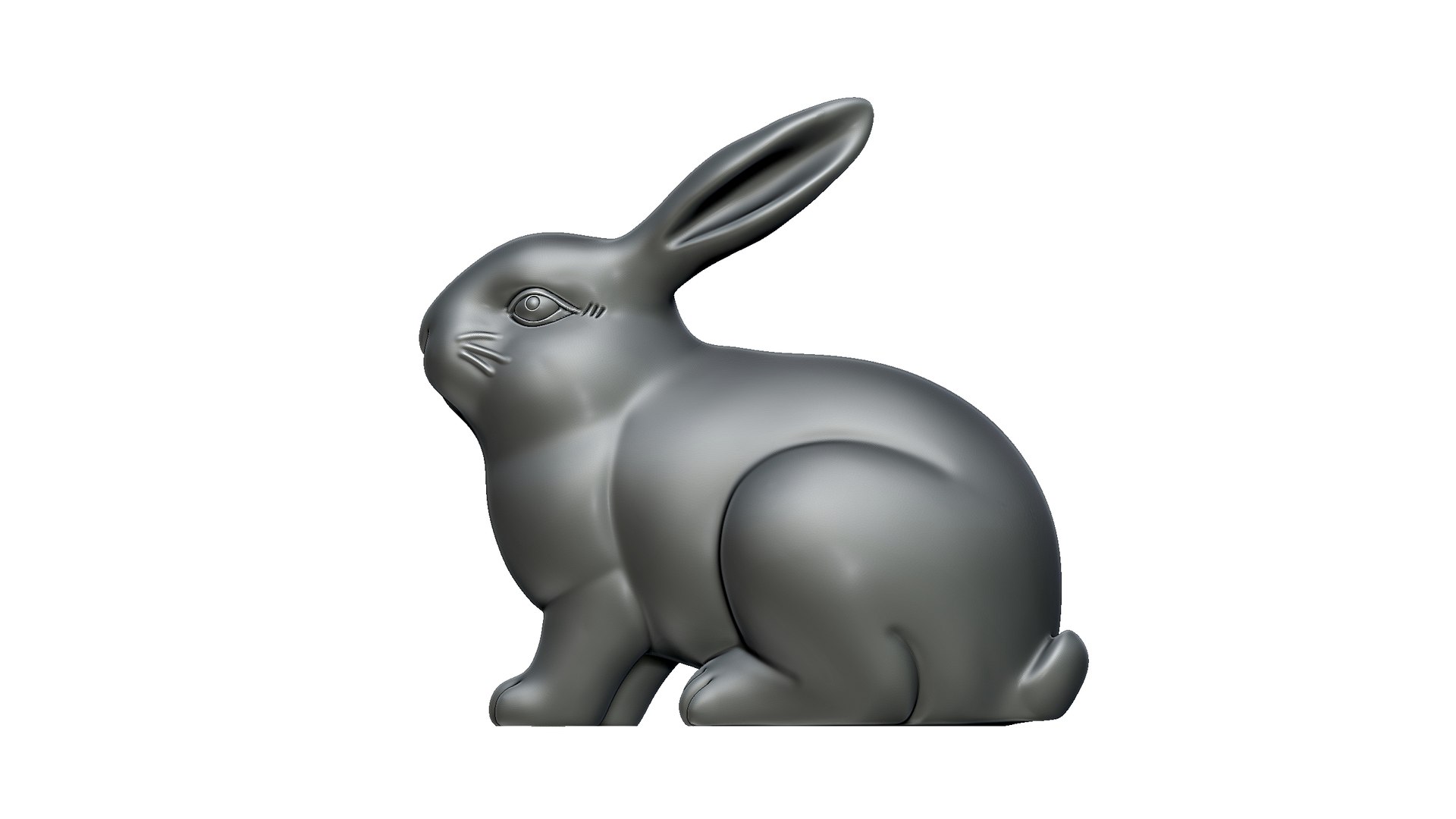 3D Rabbit Bunny 3D Print Model Model - TurboSquid 2283130