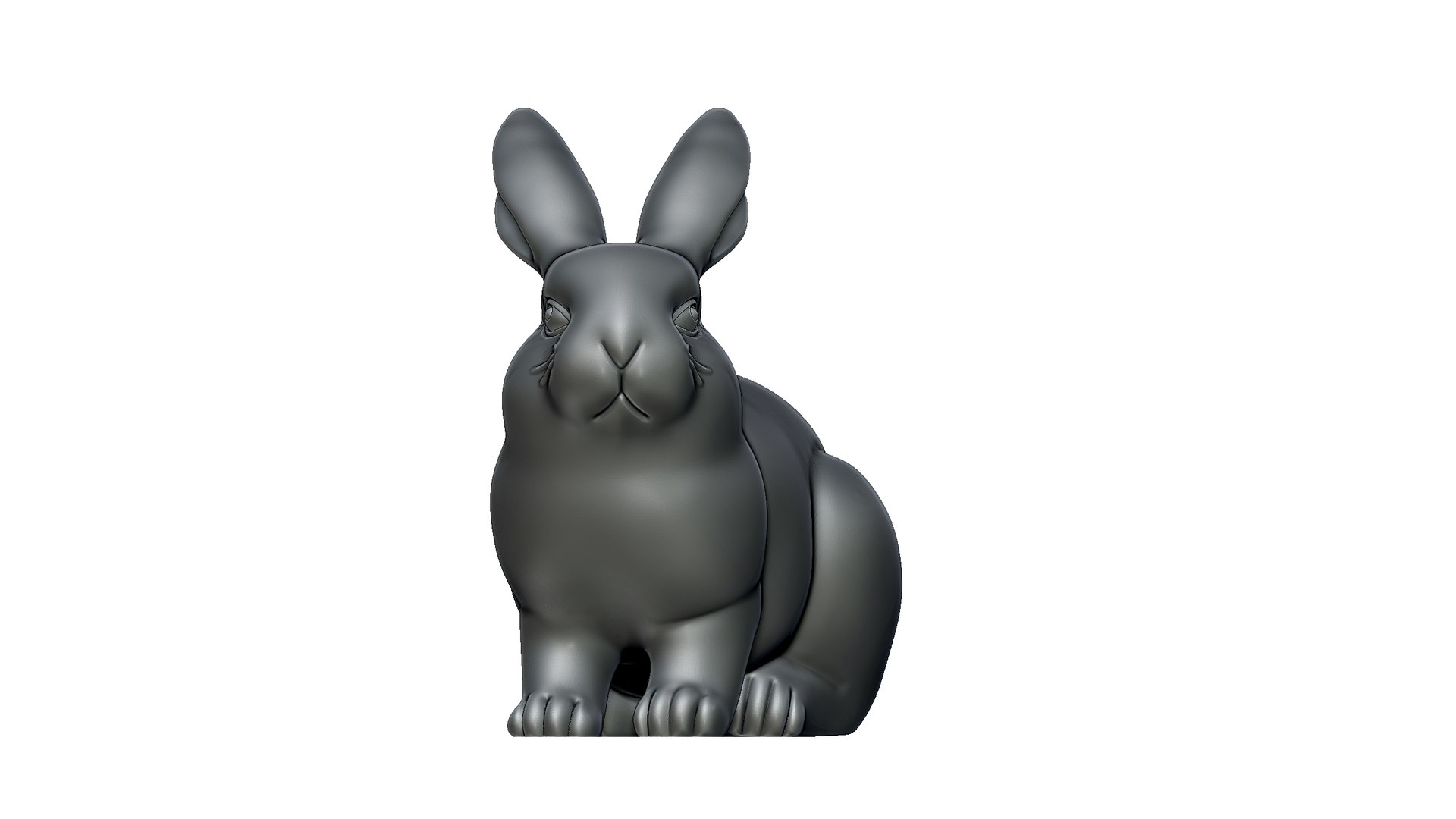 3D Rabbit Bunny 3D Print Model Model - TurboSquid 2283130