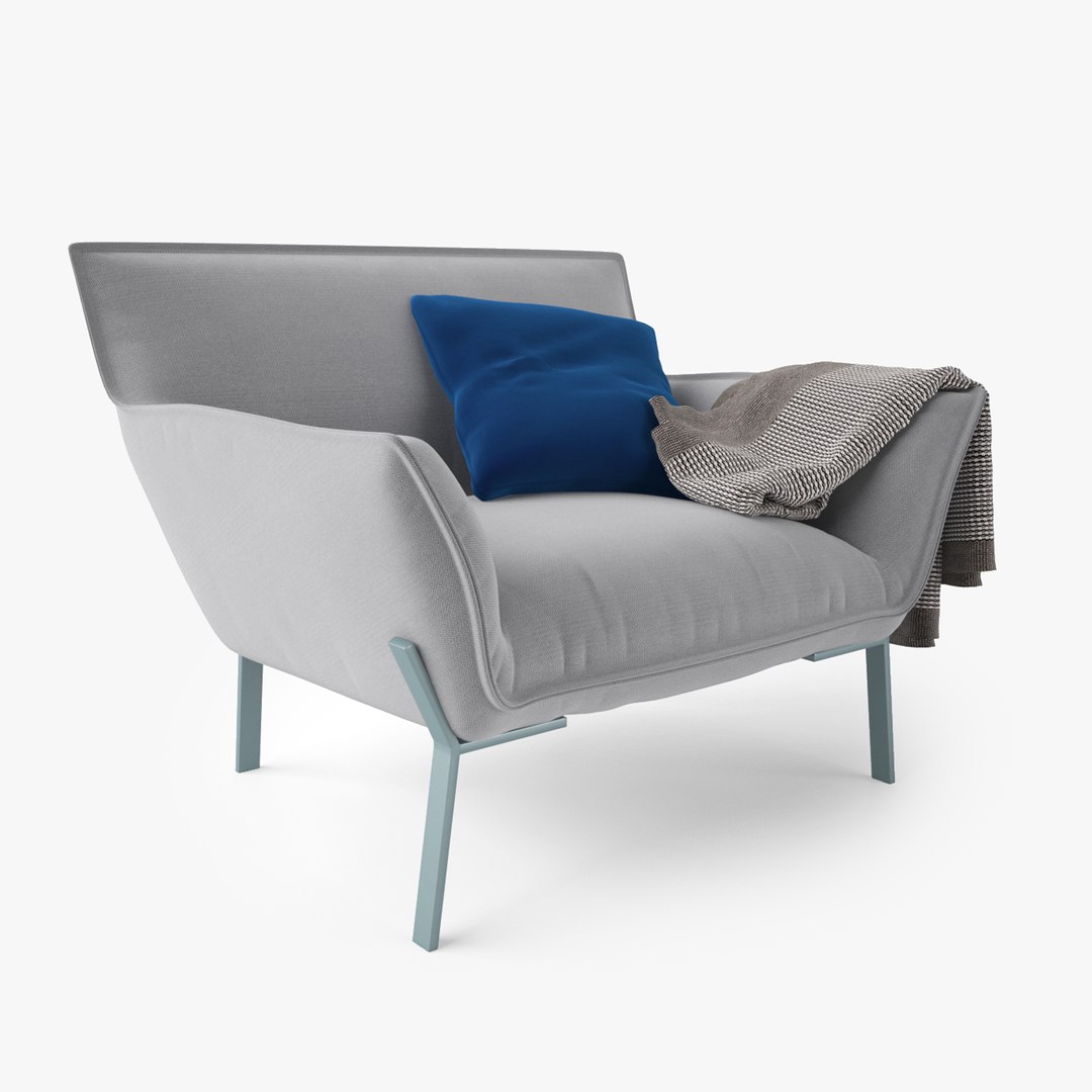 3d jardan lewis armchair model