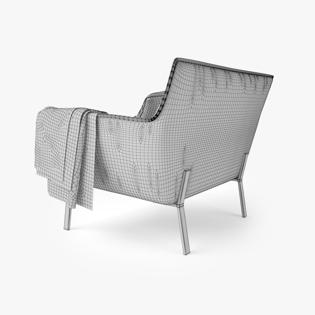 3d jardan lewis armchair model