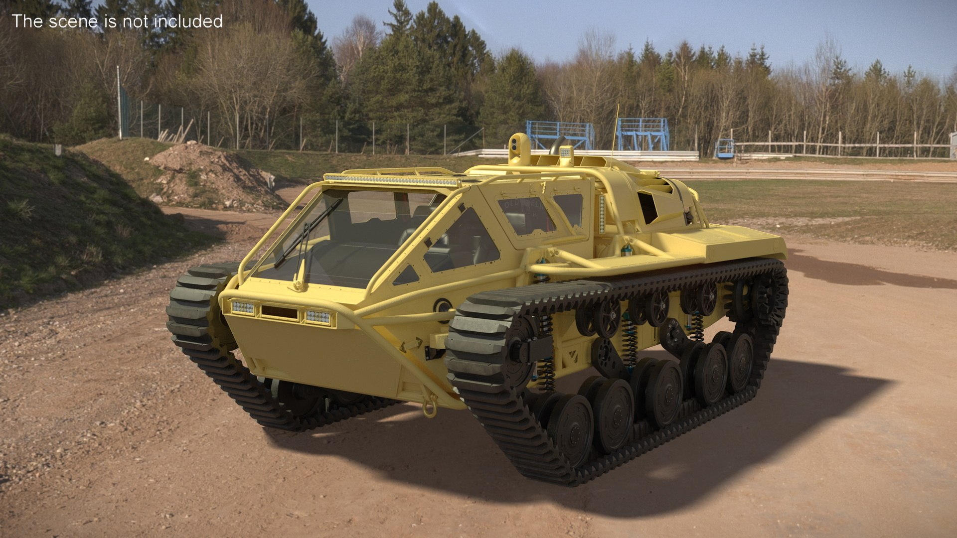 Luxury Tactical Tank Sand Colored 3D Model - TurboSquid 2381195