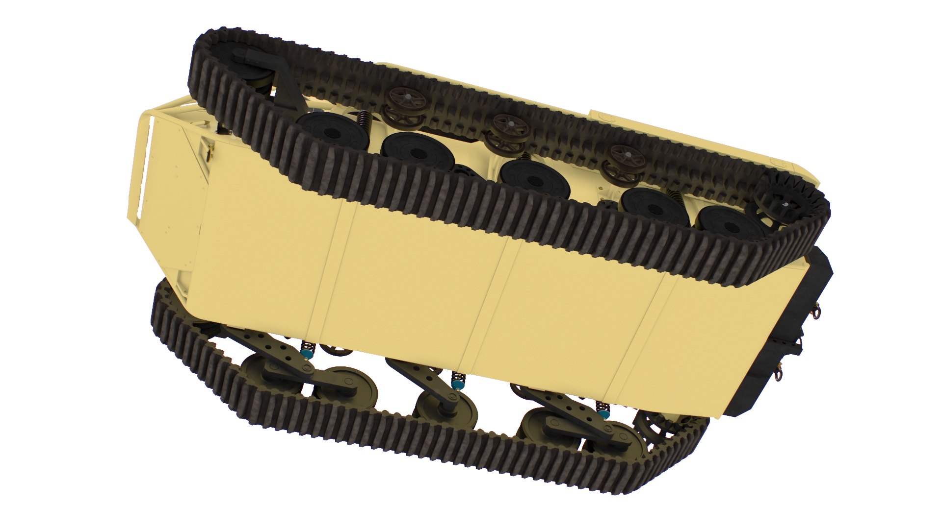 Luxury Tactical Tank Sand Colored 3D Model - TurboSquid 2381195