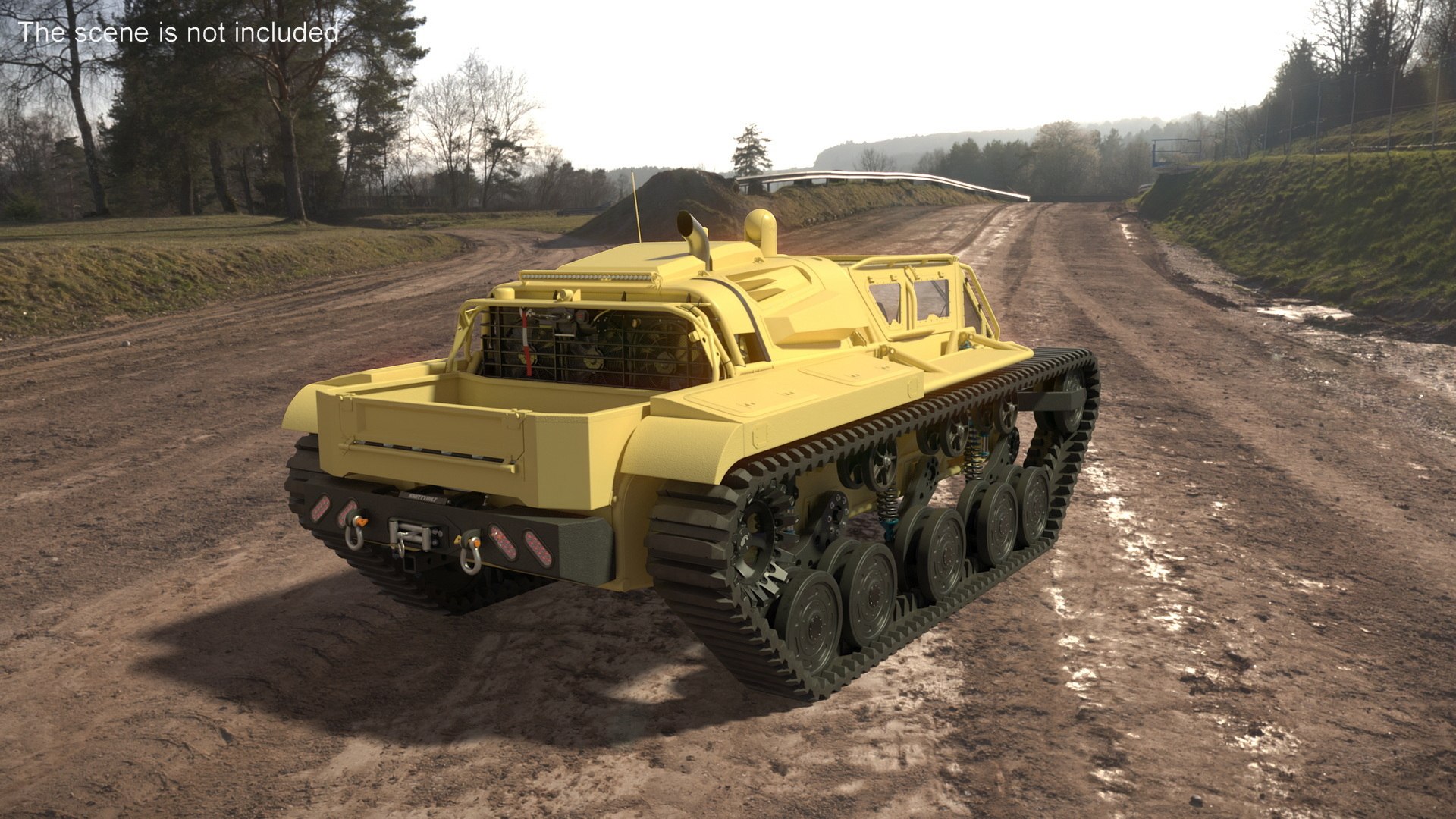 Luxury Tactical Tank Sand Colored 3D Model - TurboSquid 2381195