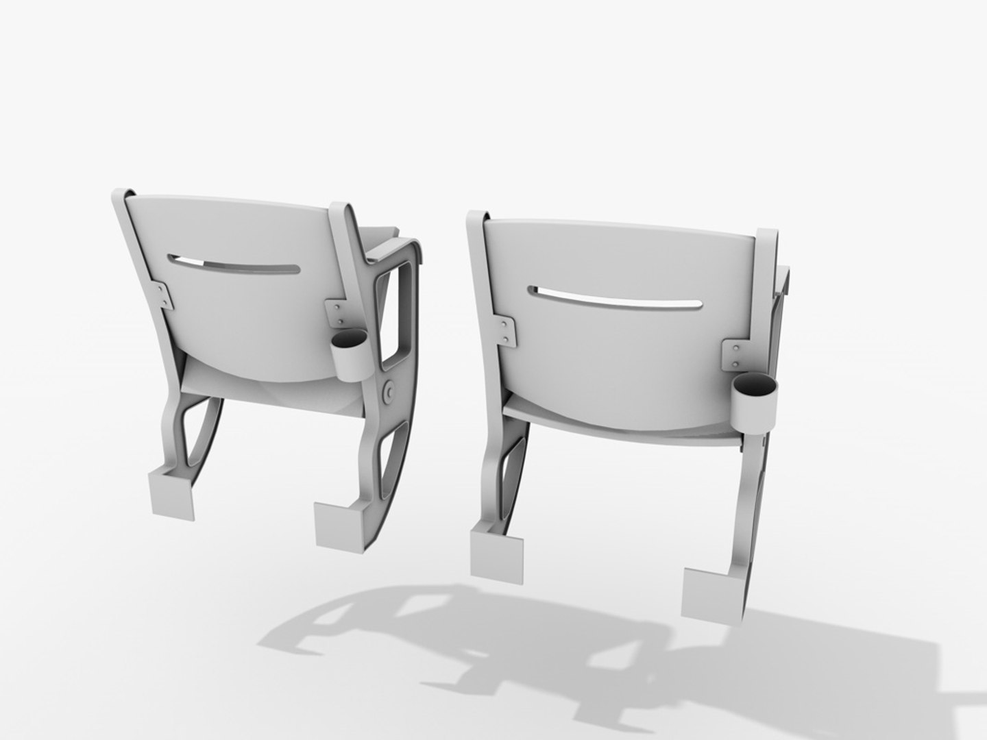 Stadium Seating Chair 3d 3ds