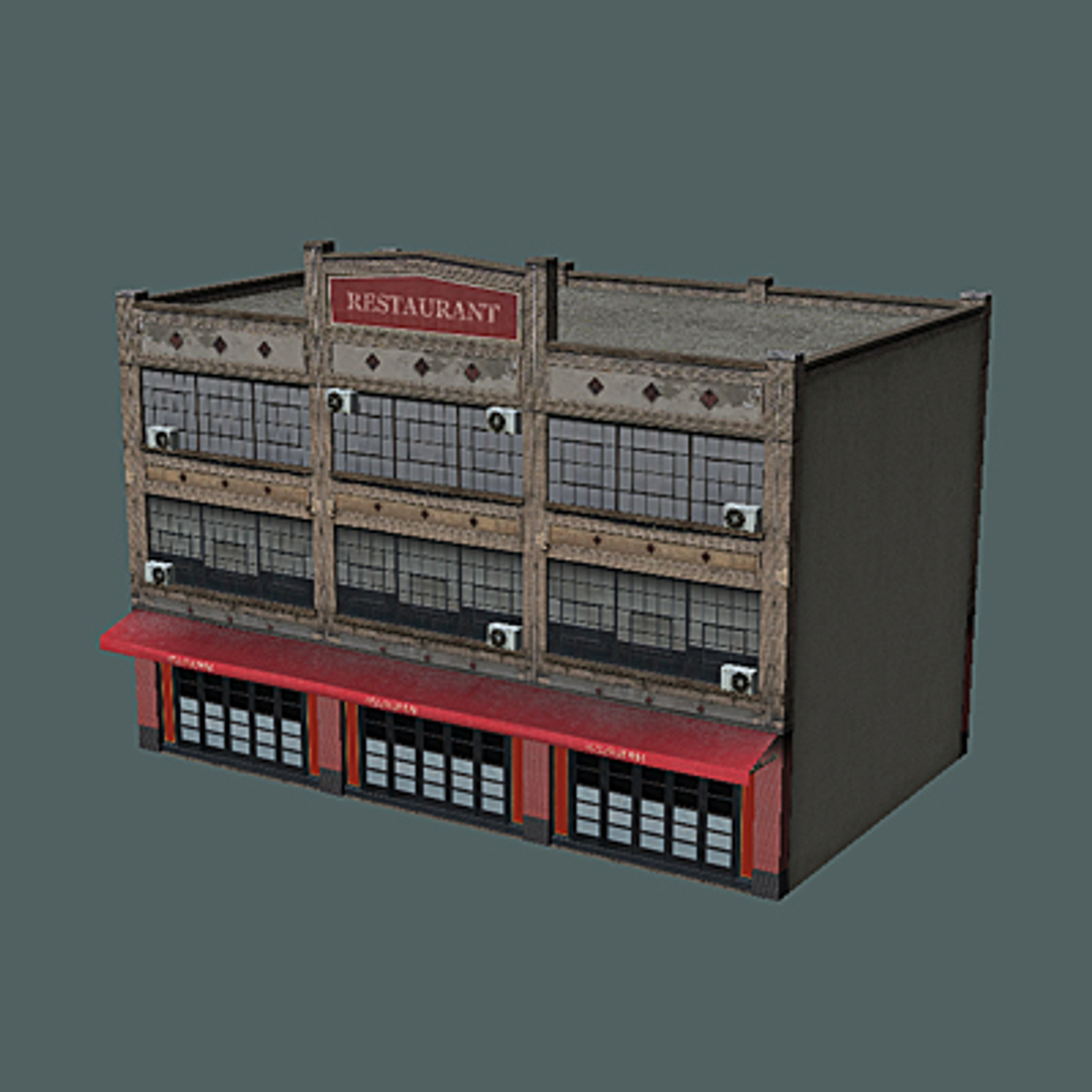 3d city building model