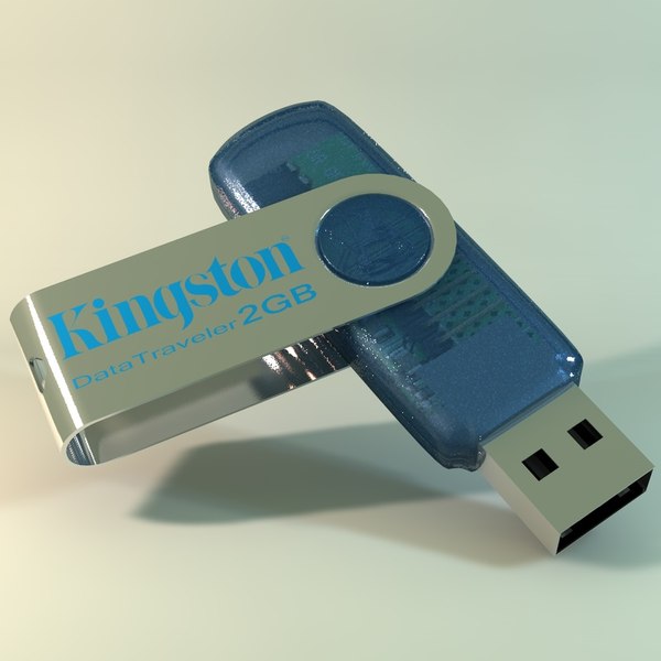 usb kingston 3d model