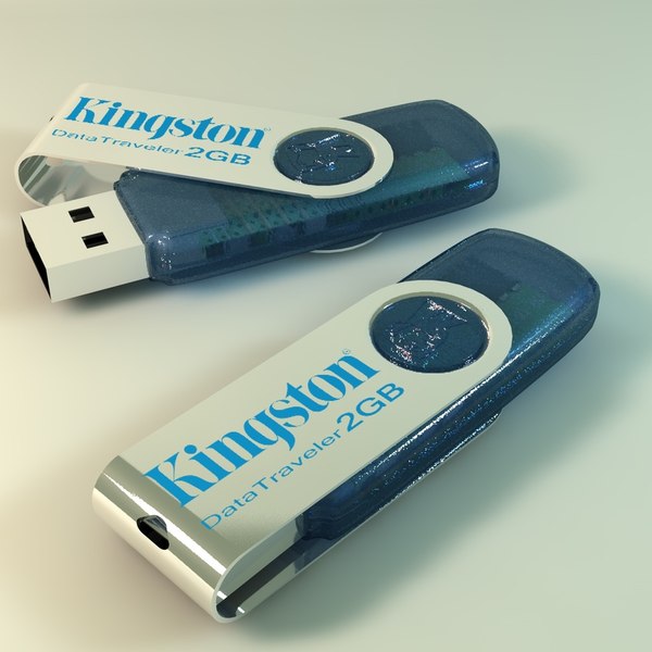 usb kingston 3d model