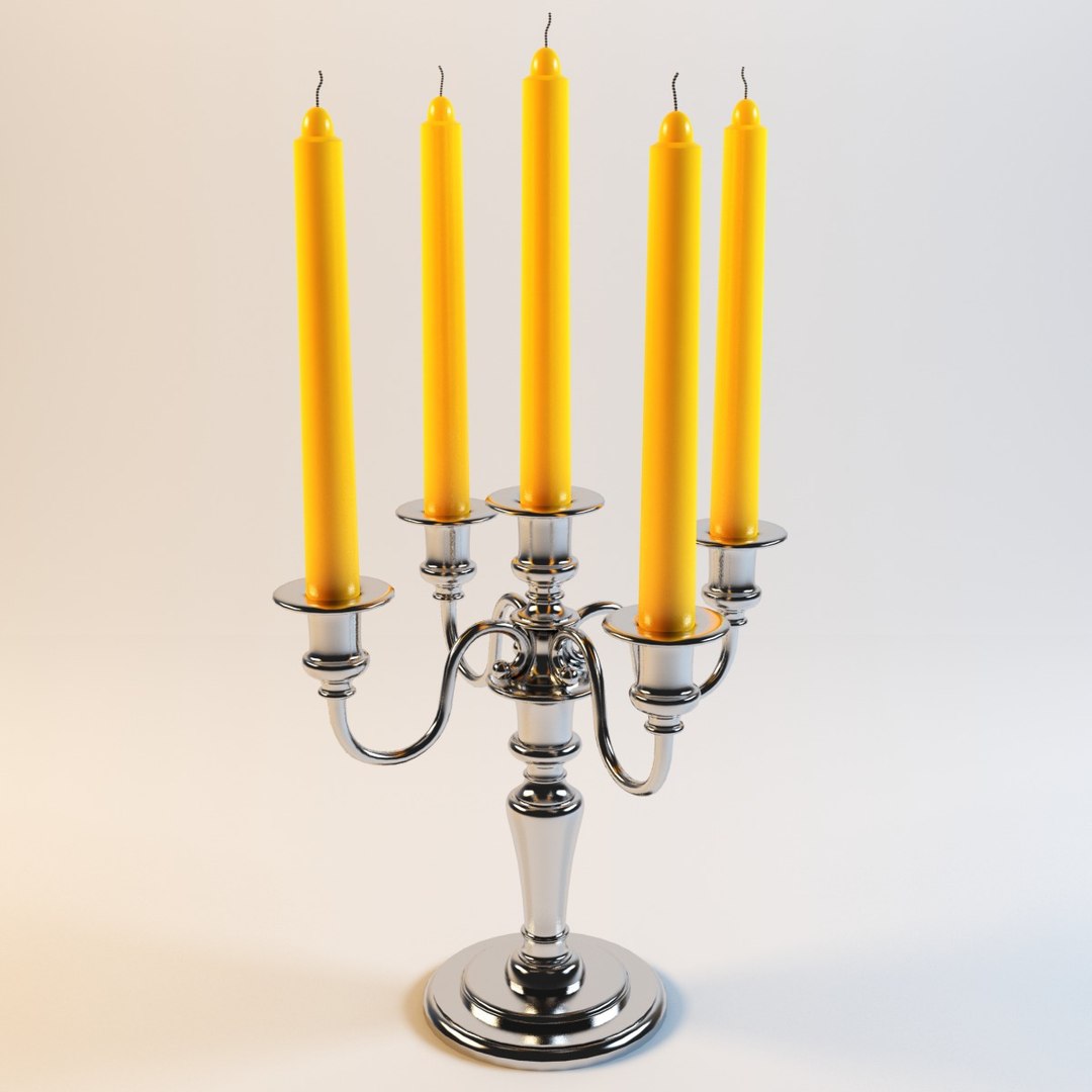 3d Model Candel Classical