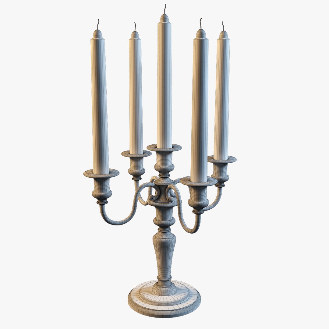 3d Model Candel Classical
