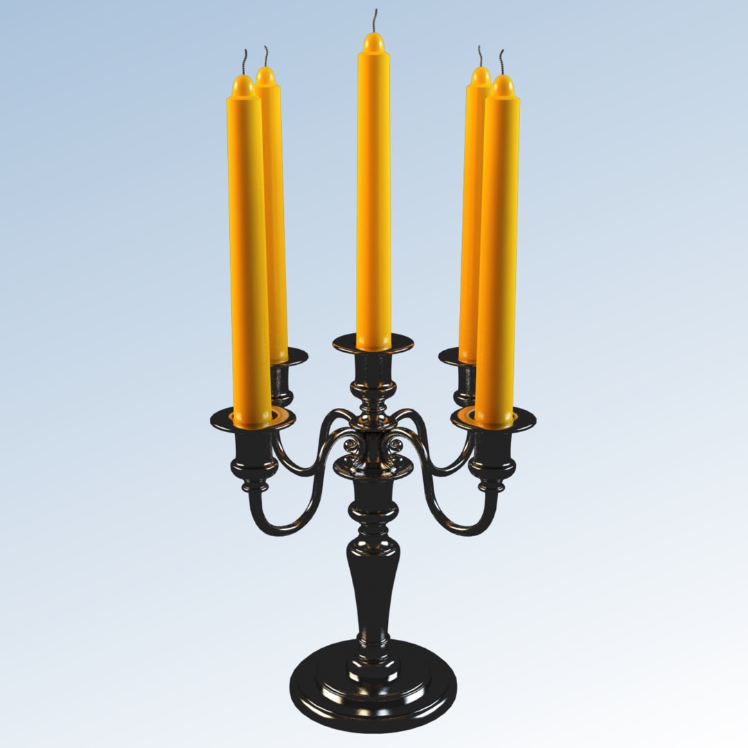 3d Model Candel Classical