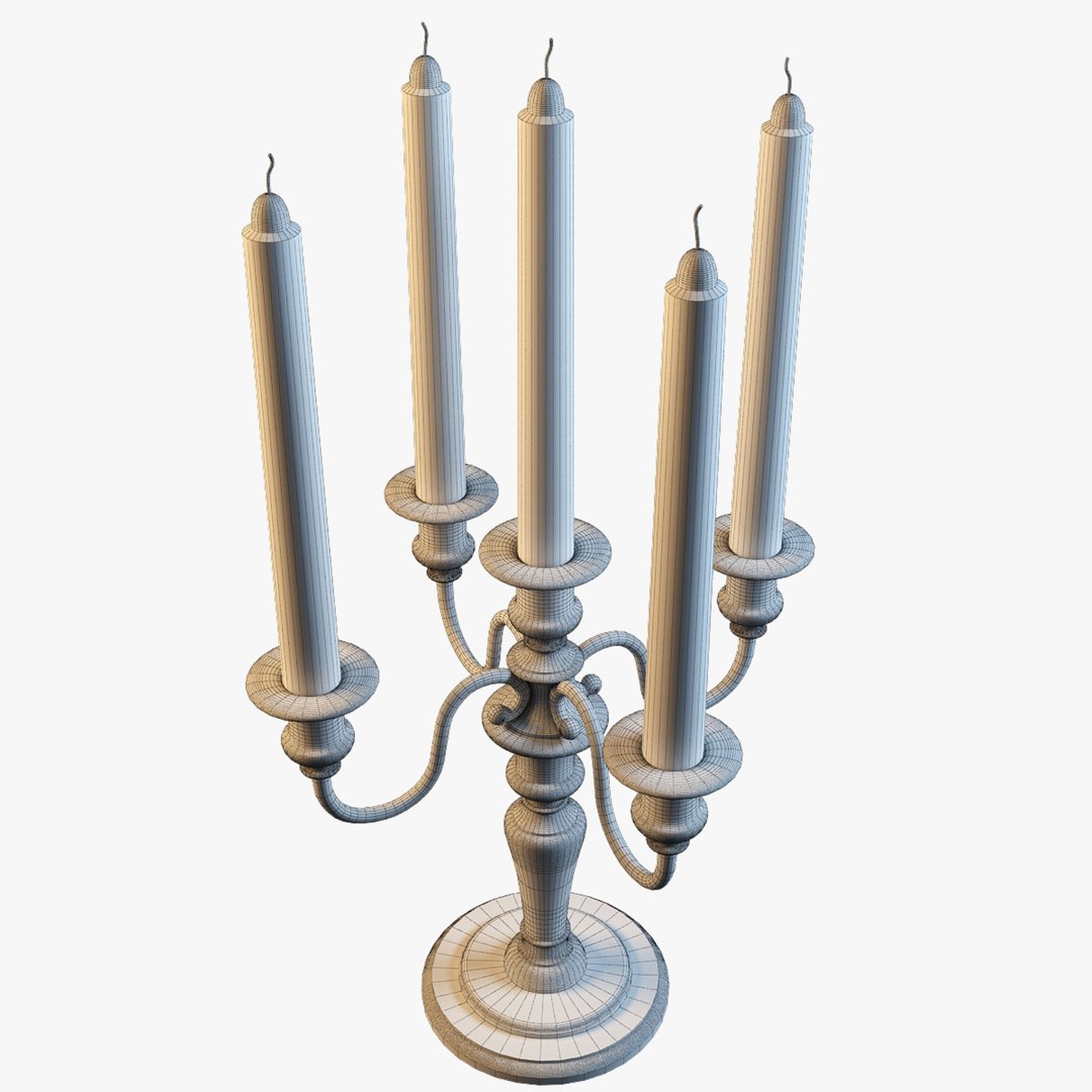 3d Model Candel Classical