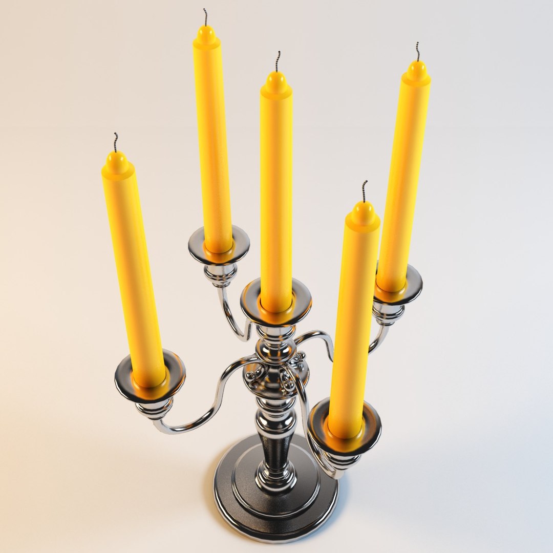 3d Model Candel Classical