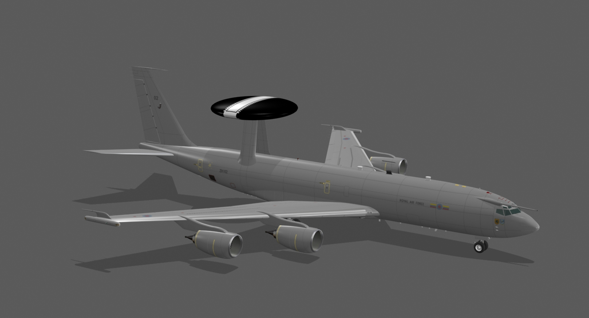 3d Model E-3d Sentry Aew1 Royal