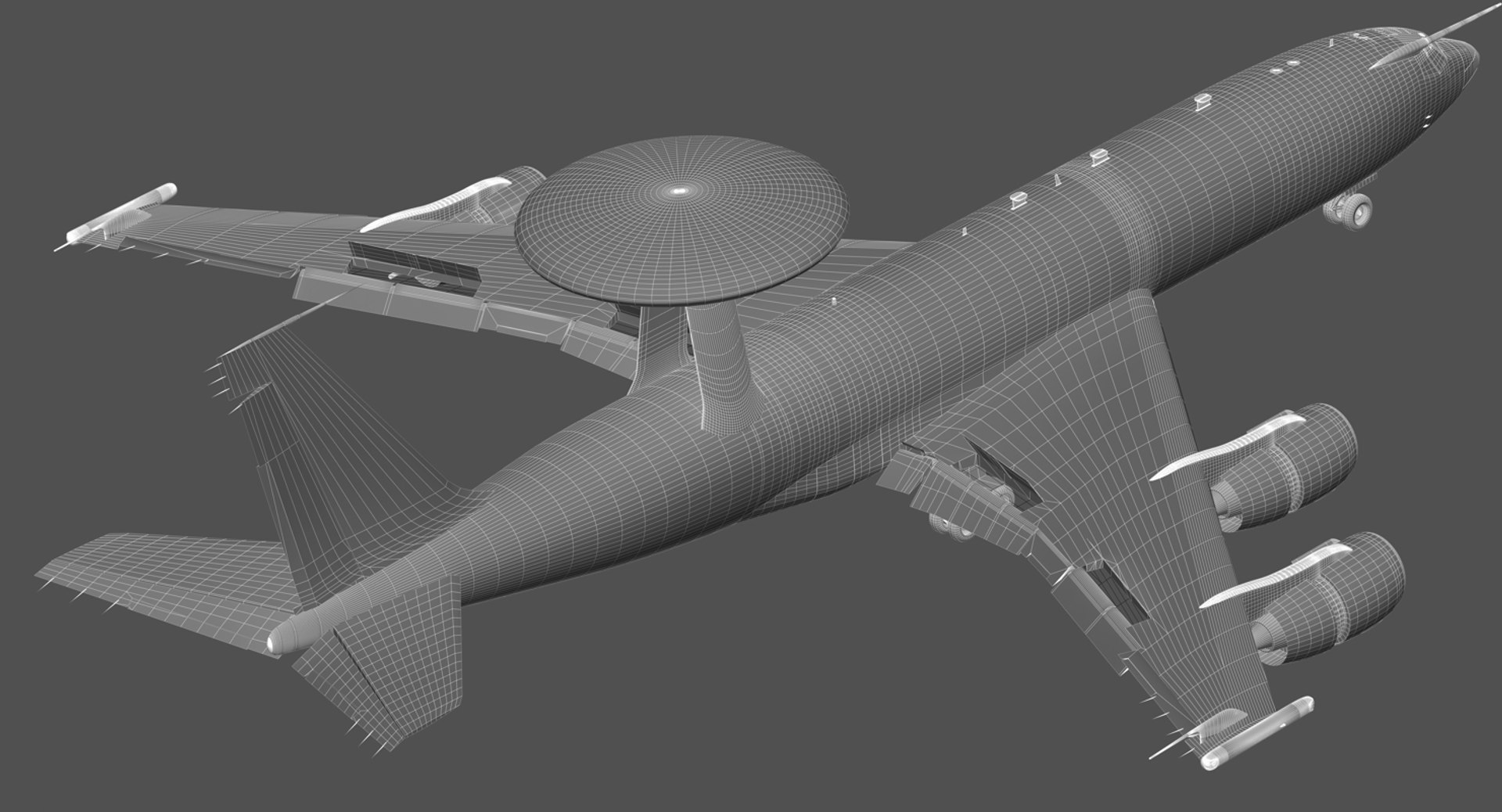 3d Model E-3d Sentry Aew1 Royal