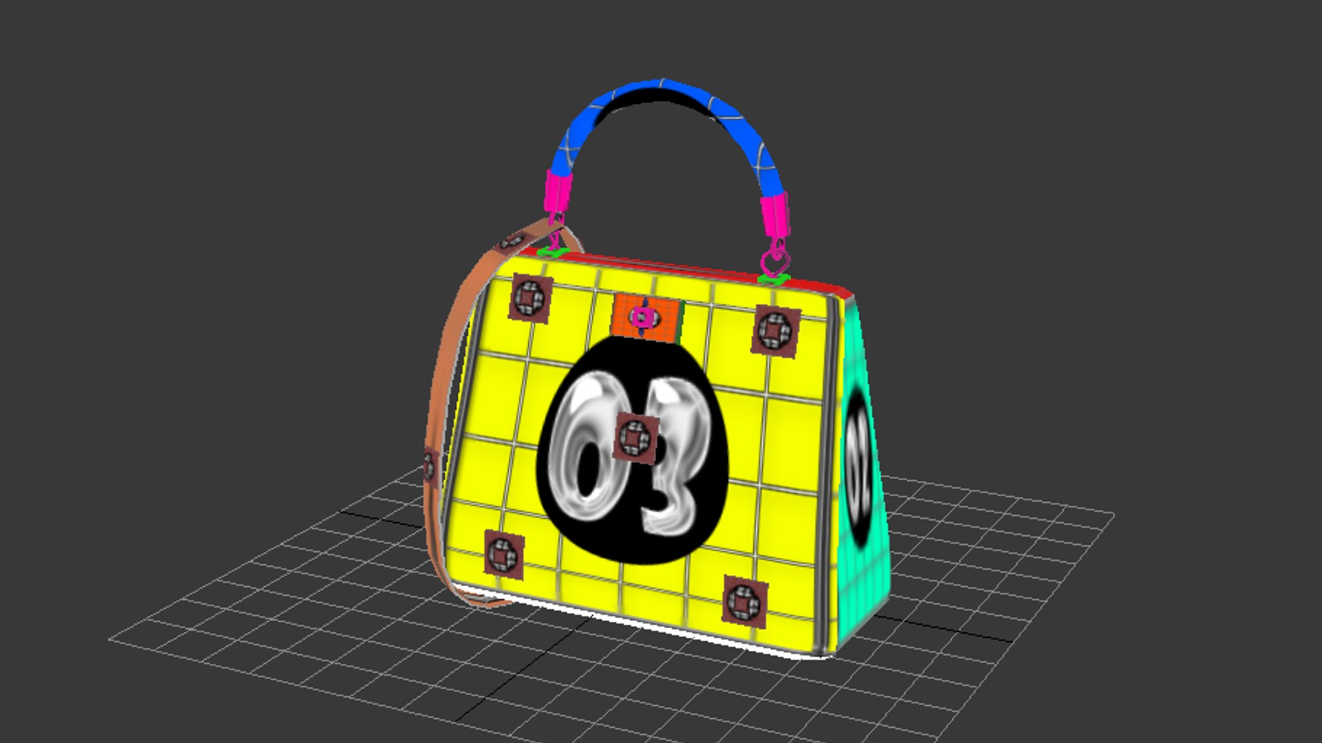 Designer Hand Bag 3D Model - TurboSquid 1811289