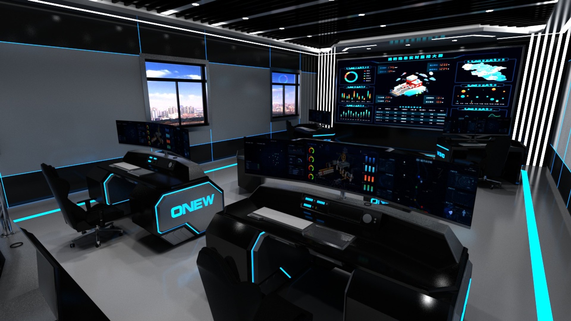 3D Command Center 2 Model - TurboSquid 2102601