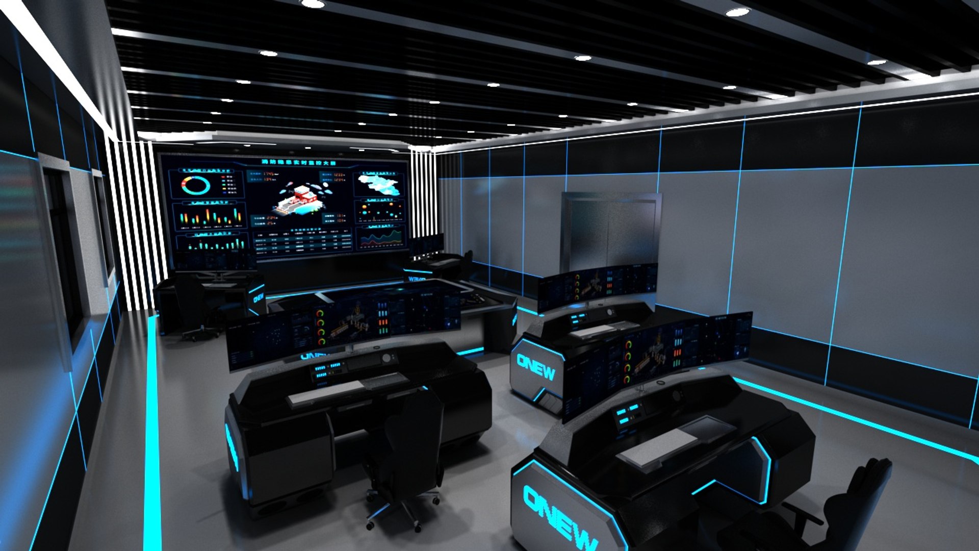 3D Command Center 2 Model - TurboSquid 2102601