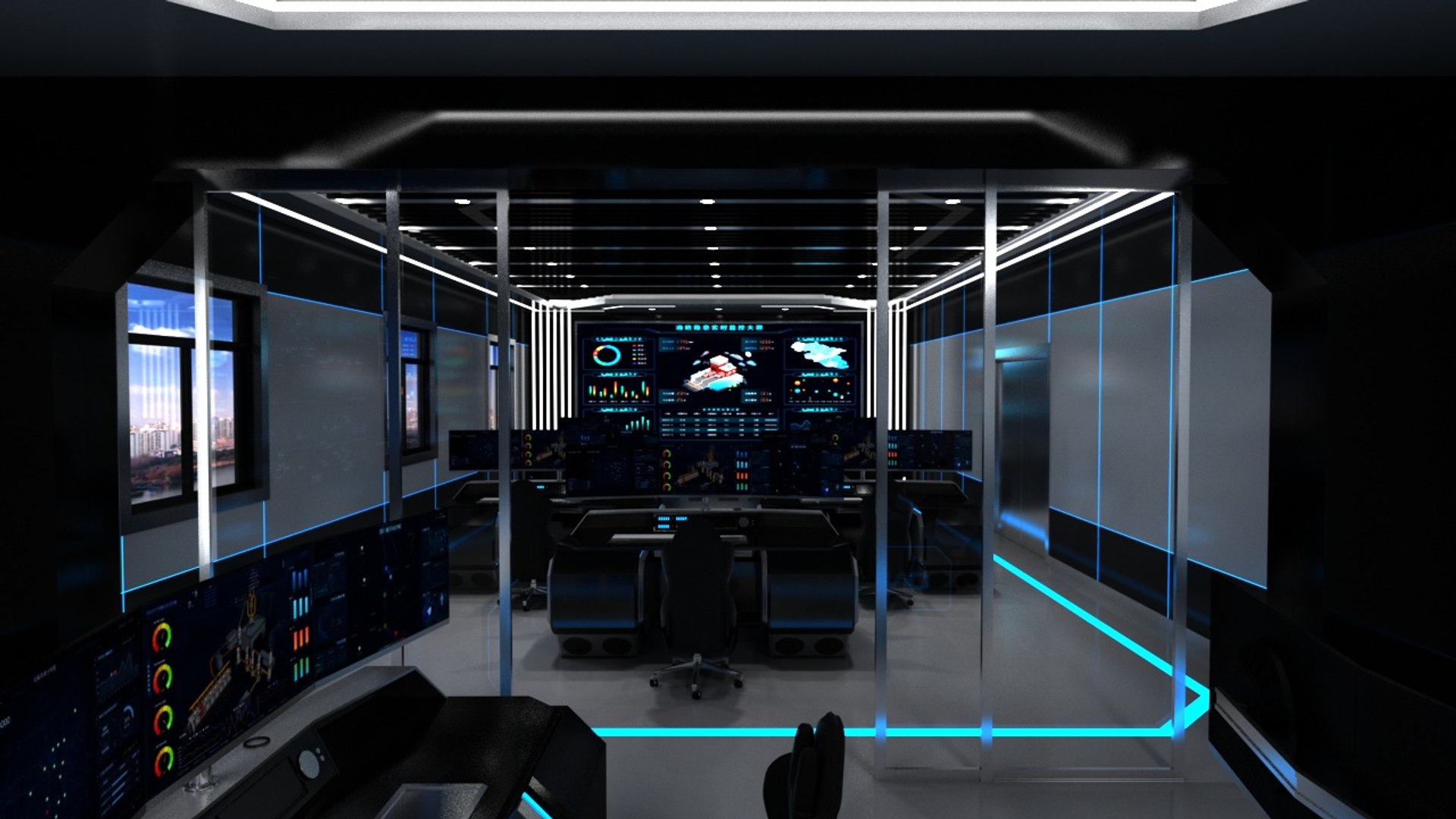 3D Command Center 2 Model - TurboSquid 2102601