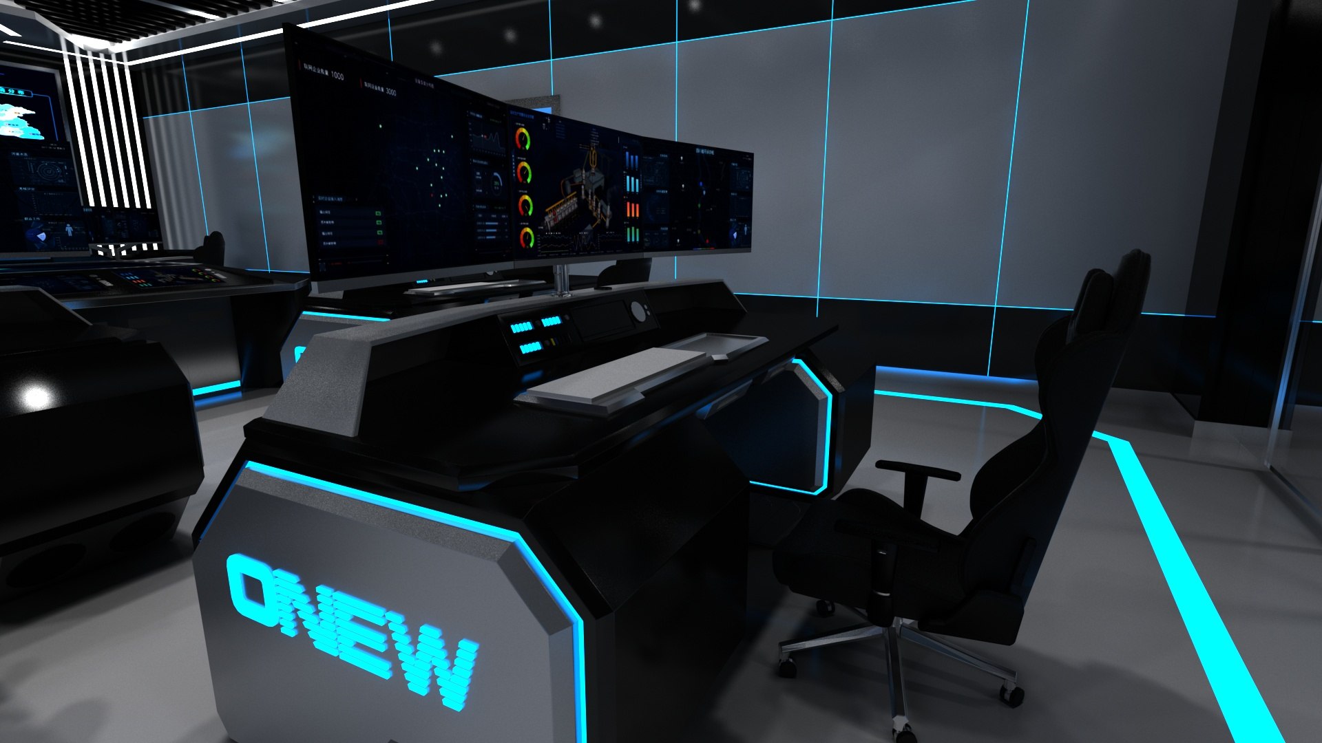 3D Command Center 2 Model - TurboSquid 2102601